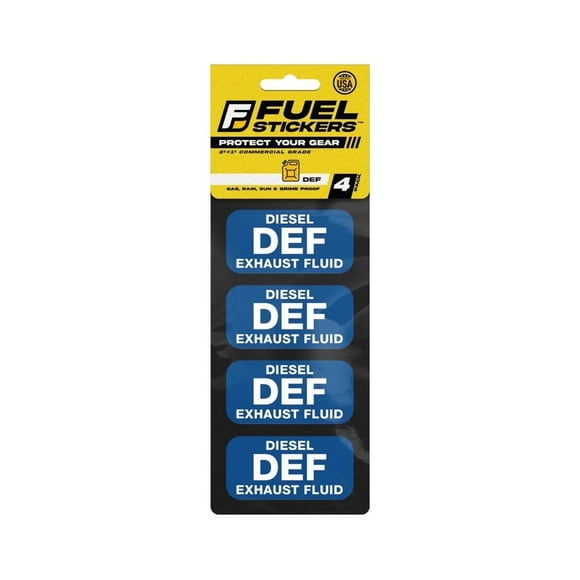 Diesel Fuel Only Stickers and Decals for Trucks and Equipment
