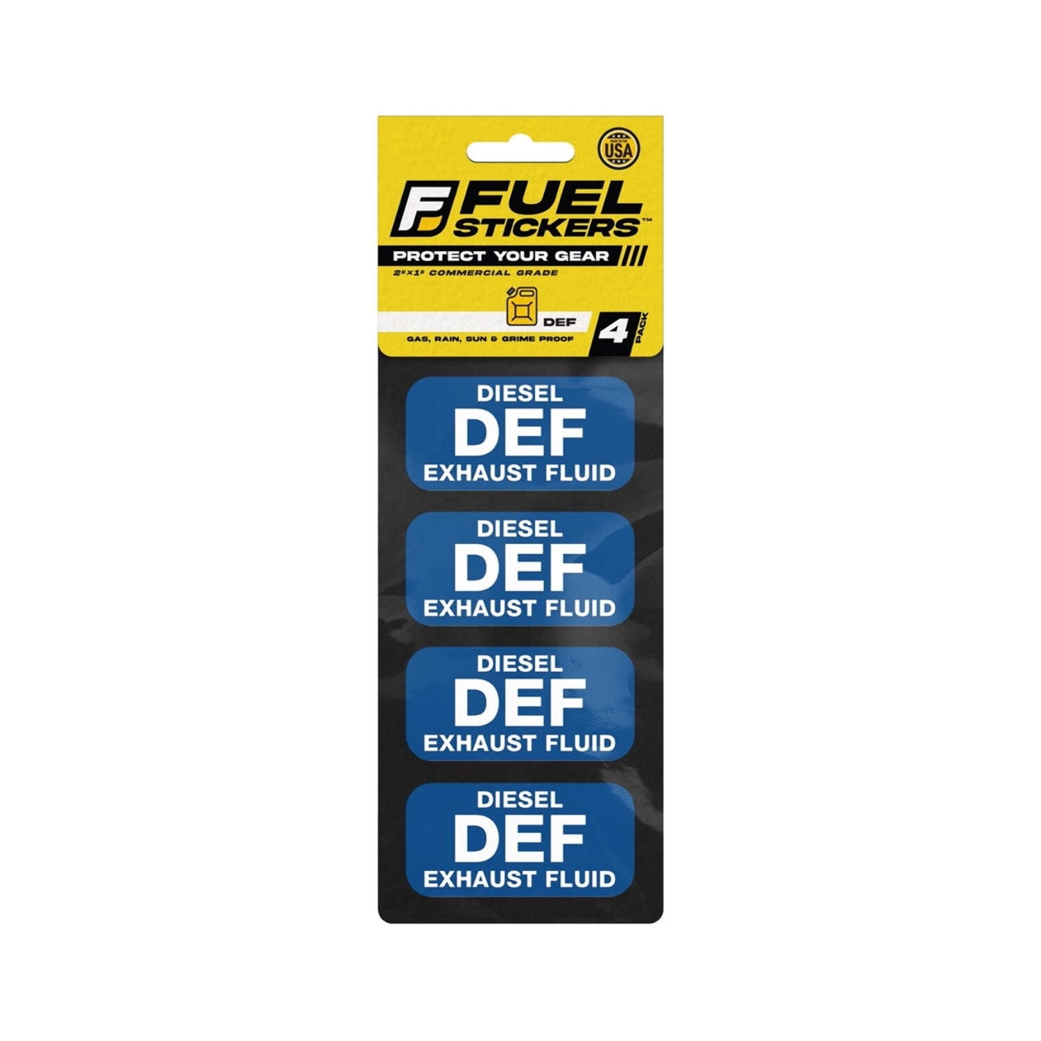 DEF Sticker - Diesel Exhaust Fluid Label | Size: 2x1 - Walmart.com