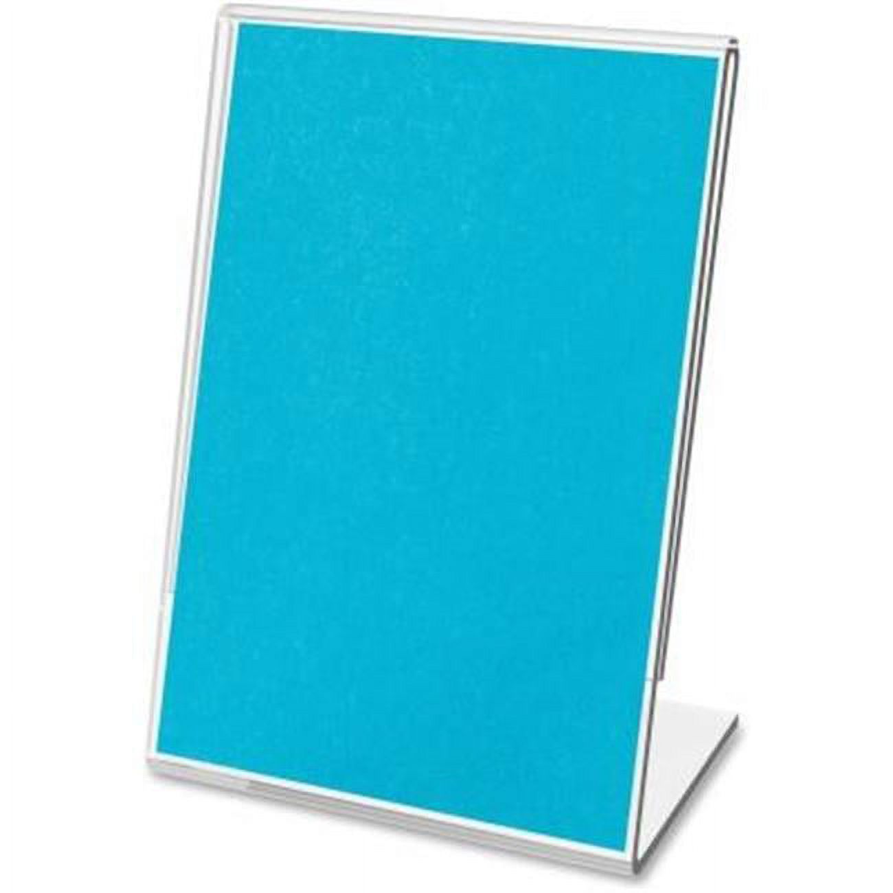 DEF20006 Clips Grips Tags Mini Tabletop Sign Holder, Clear - 3 x 4 in ...