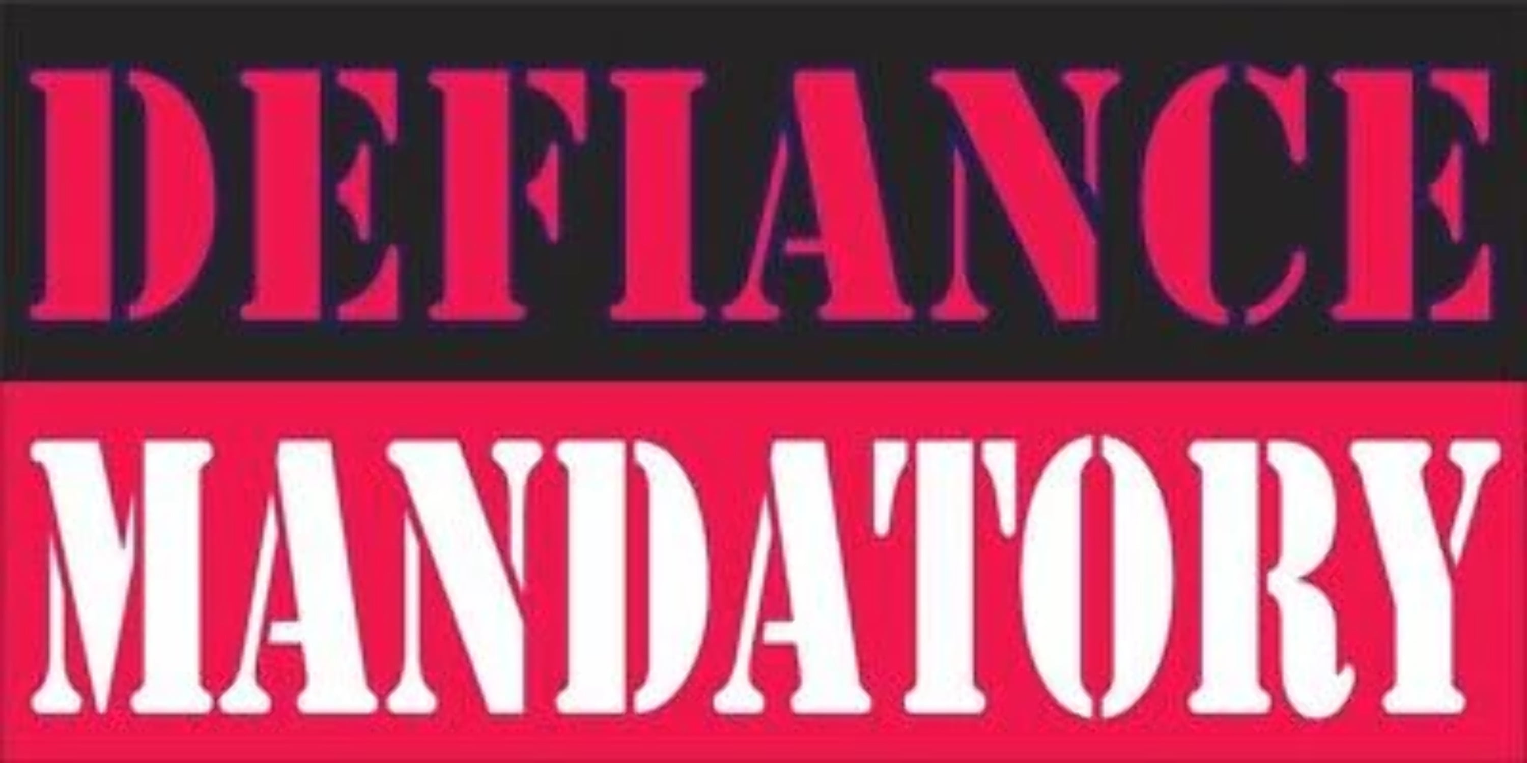 DEFIANCE MANDATORY TRUMP 2024 Vinyl Decal Bumper Sticker - Walmart.com