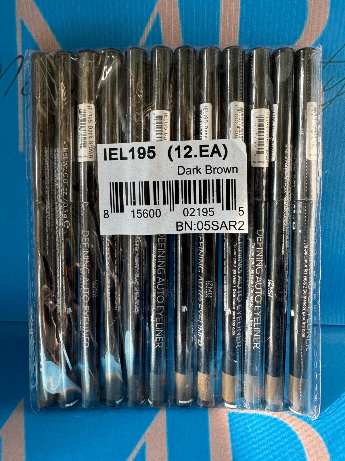 DEFINING AUTO EYELINER 12 PCS DARK BROWN IEL 195 - Walmart.com