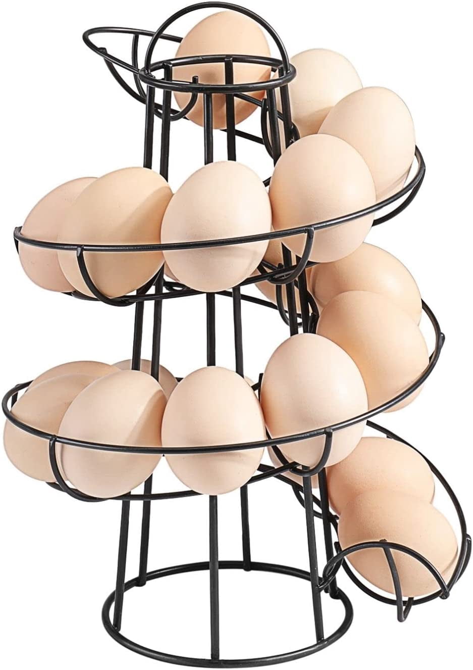 DEFNES 12 " Spiral Egg Holder, Countertop Freestanding Wired Countertop ...