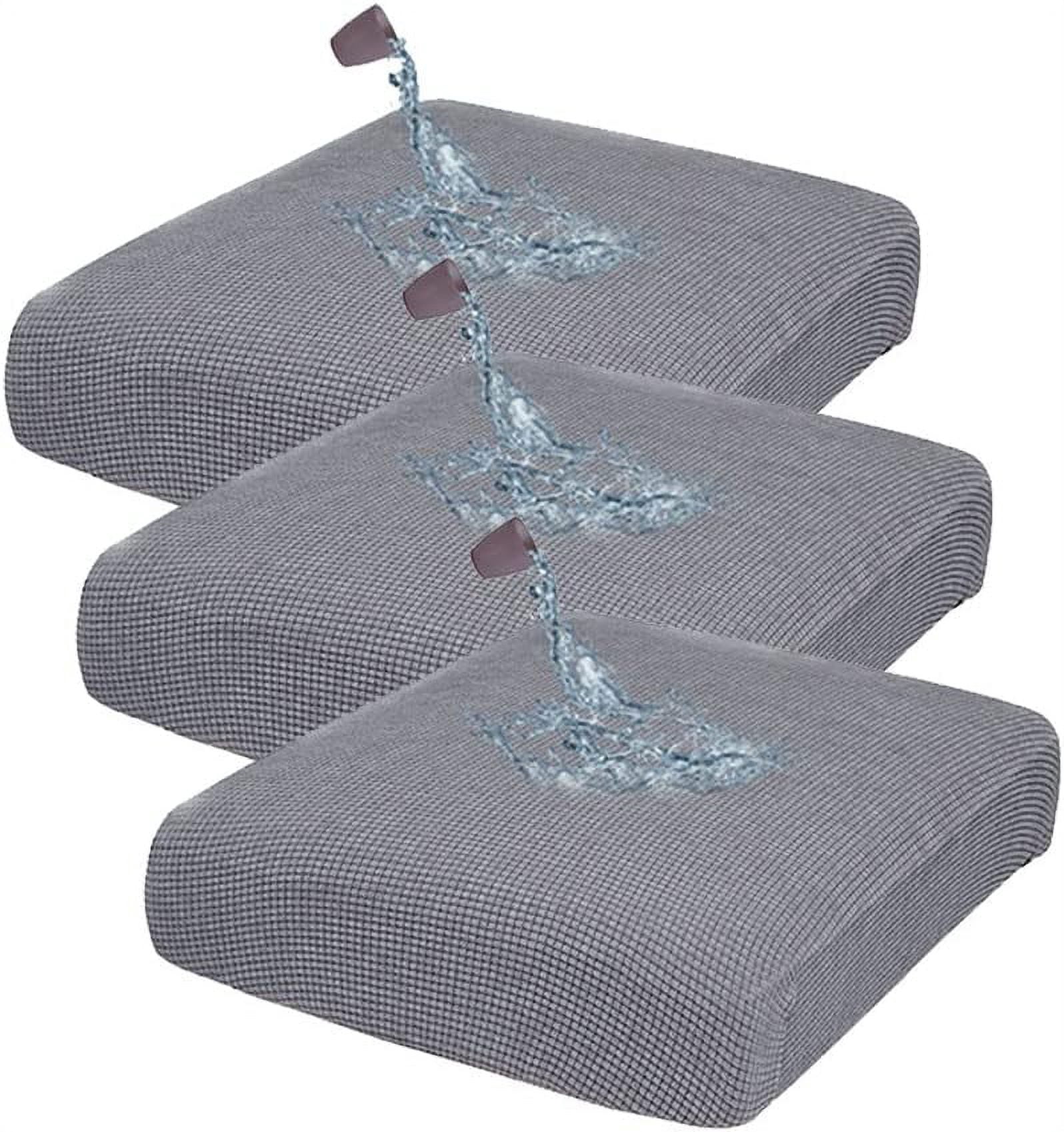 DEFNES Stretch Jacquard Loveseat Cushion Cover, Waterproof, Slip ...