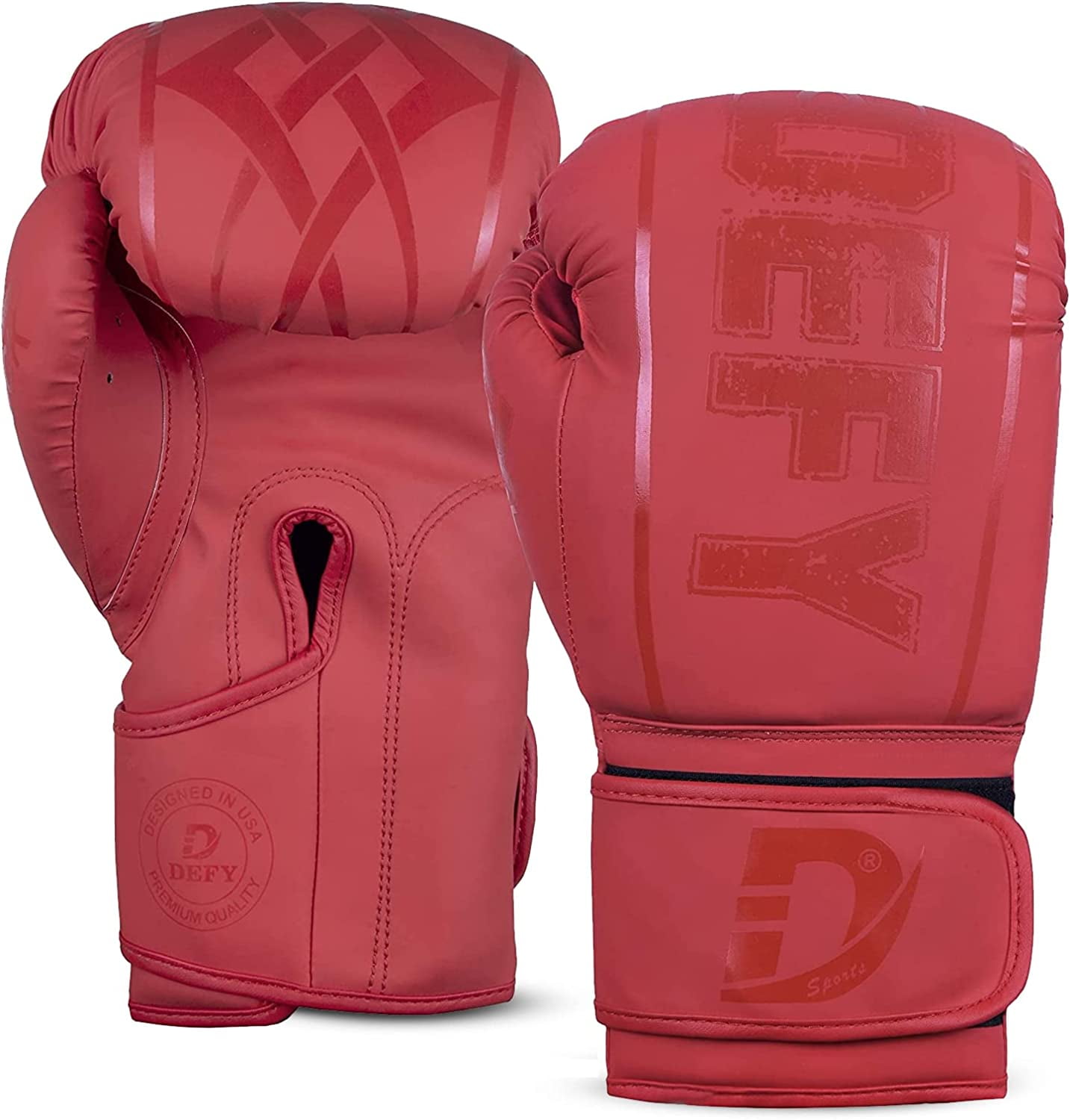 DEFY Boxing Gloves for Men & Women Training MMA Muay Thai Gloves for ...