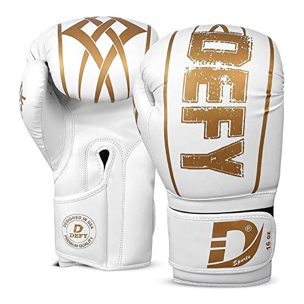 DEFY Boxing Gloves for Men & Women Training MMA Muay Thai - Punching ...