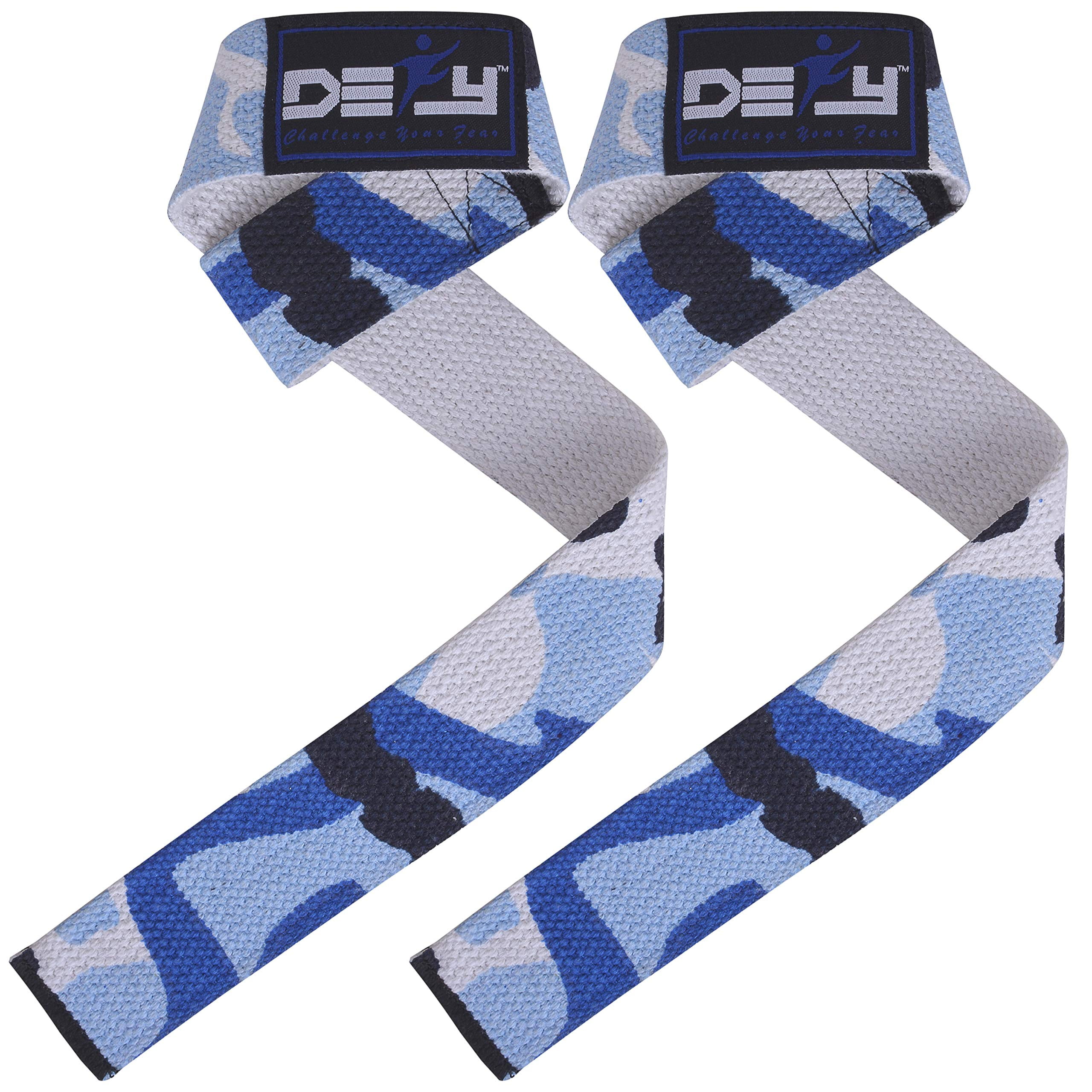 DEFY Lifting Wrist Straps – Weightlifting Hand Bar Straps- for Men and ...