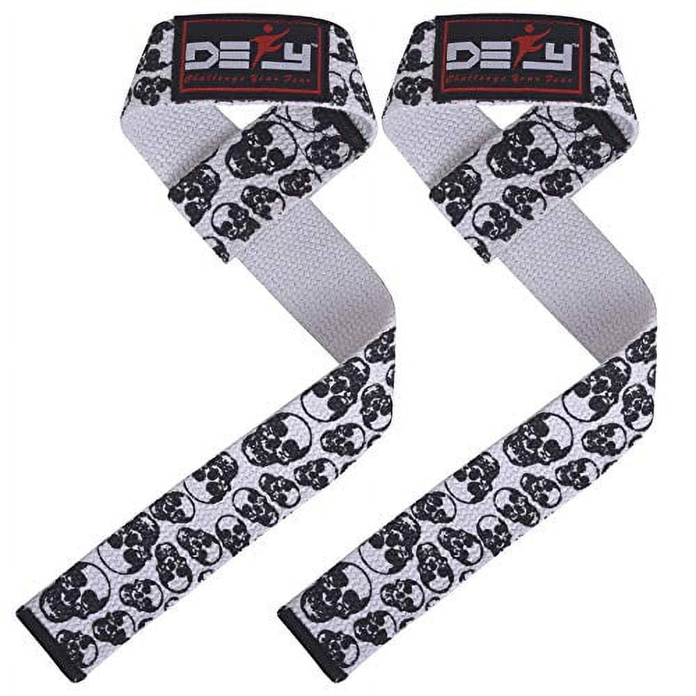 DEFY Lifting Wrist Straps – Weightlifting Hand Bar Straps- for Men and ...