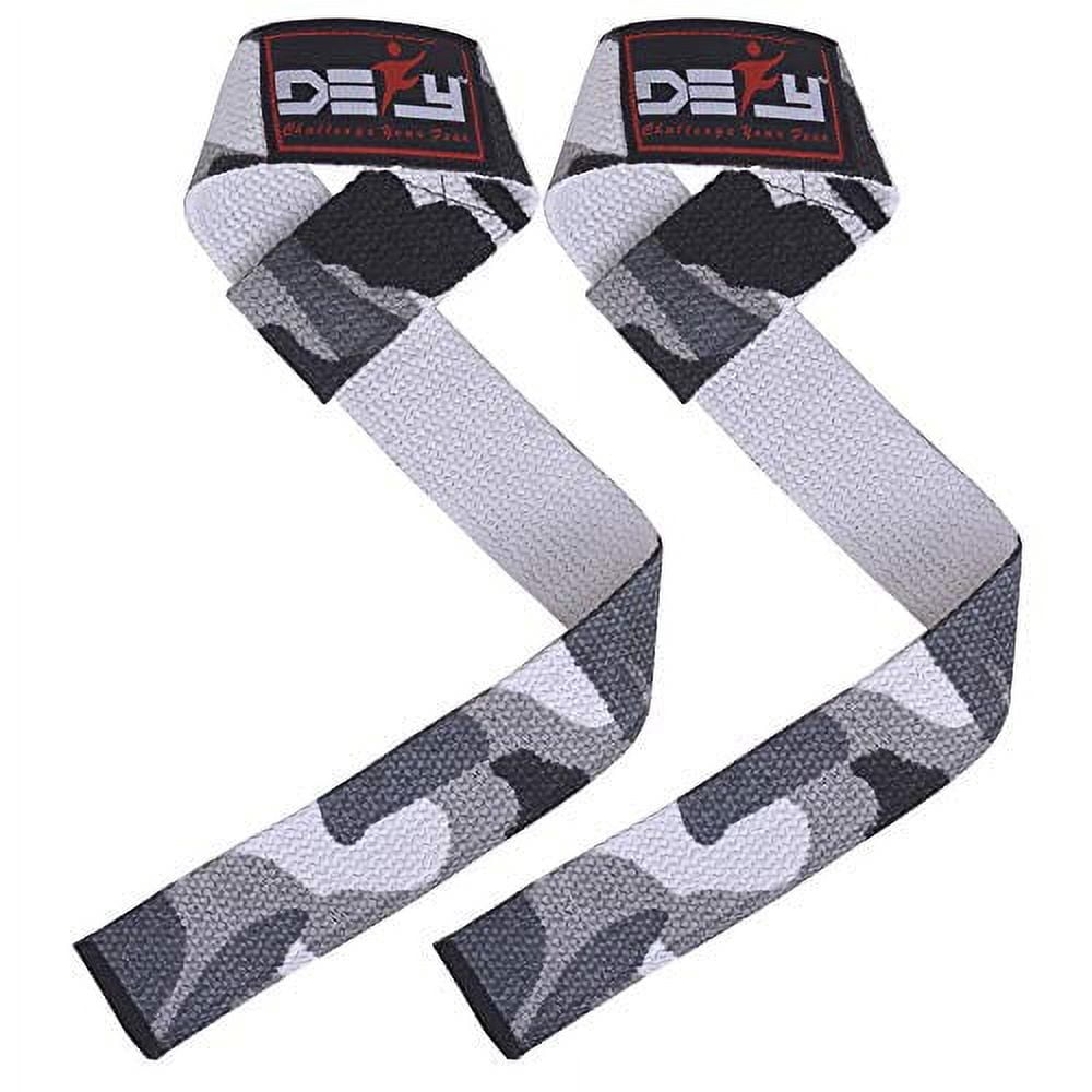 DEFY Lifting Wrist Straps – Weightlifting Hand Bar Straps- for Men and ...