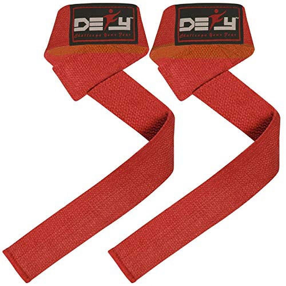 DEFY Lifting Wrist Straps – Weightlifting Hand Bar Straps- for Men and ...