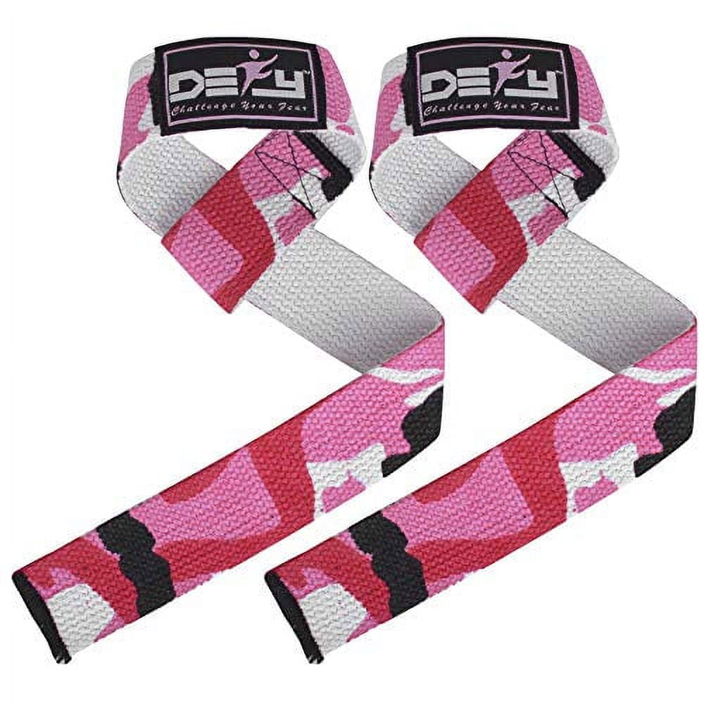 DEFY Lifting Wrist Straps – Weightlifting Hand Bar Straps- for Men and ...