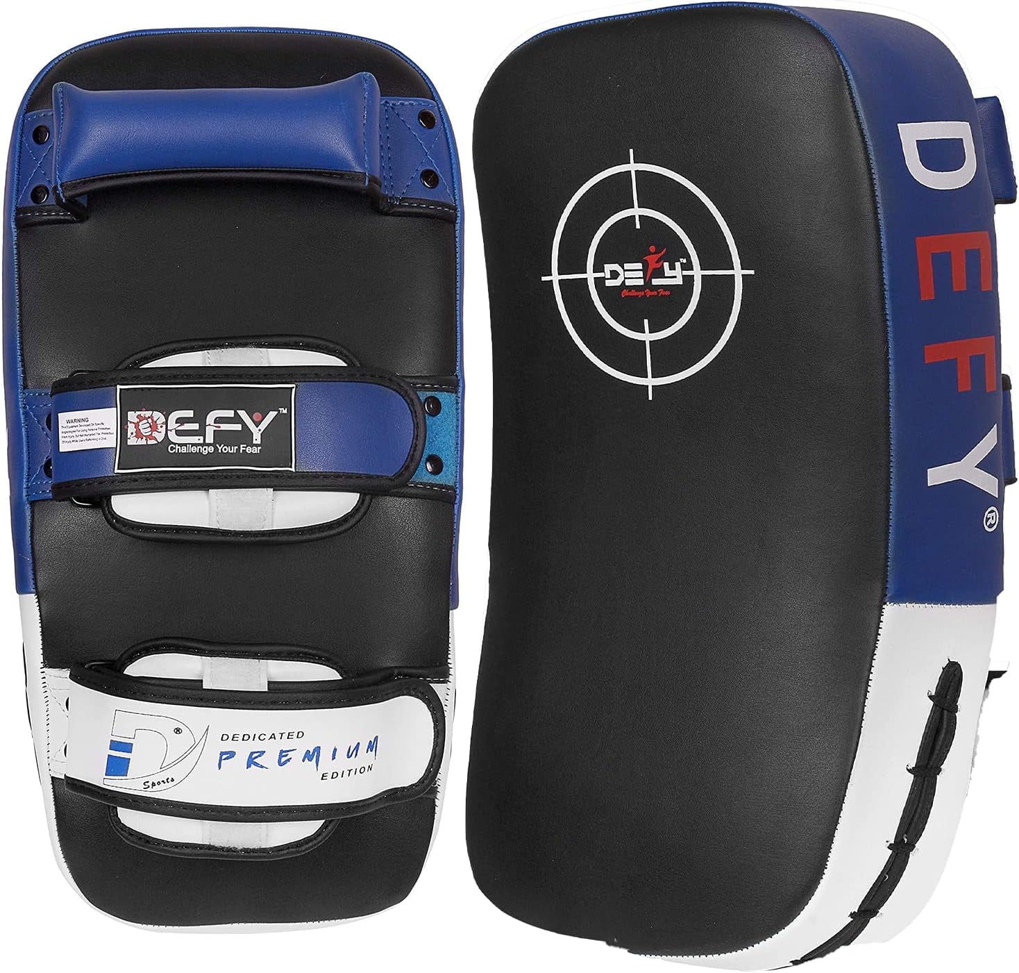 DEFY MMA Strike Shield Kick Target - Focus Bag Thai Pads - Boxing Mitts ...