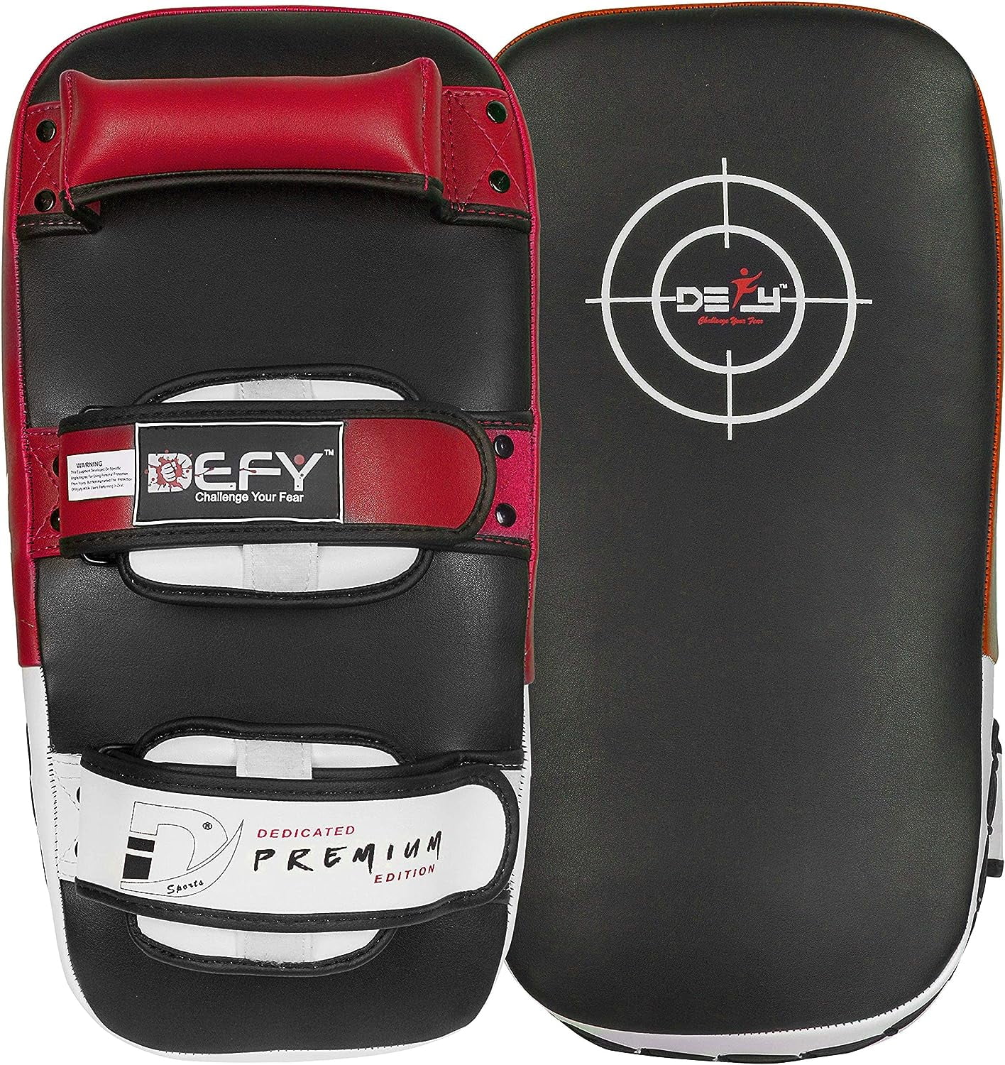 DEFY MMA Strike Shield Kick Target - Focus Bag Thai Pads - Boxing Mitts ...