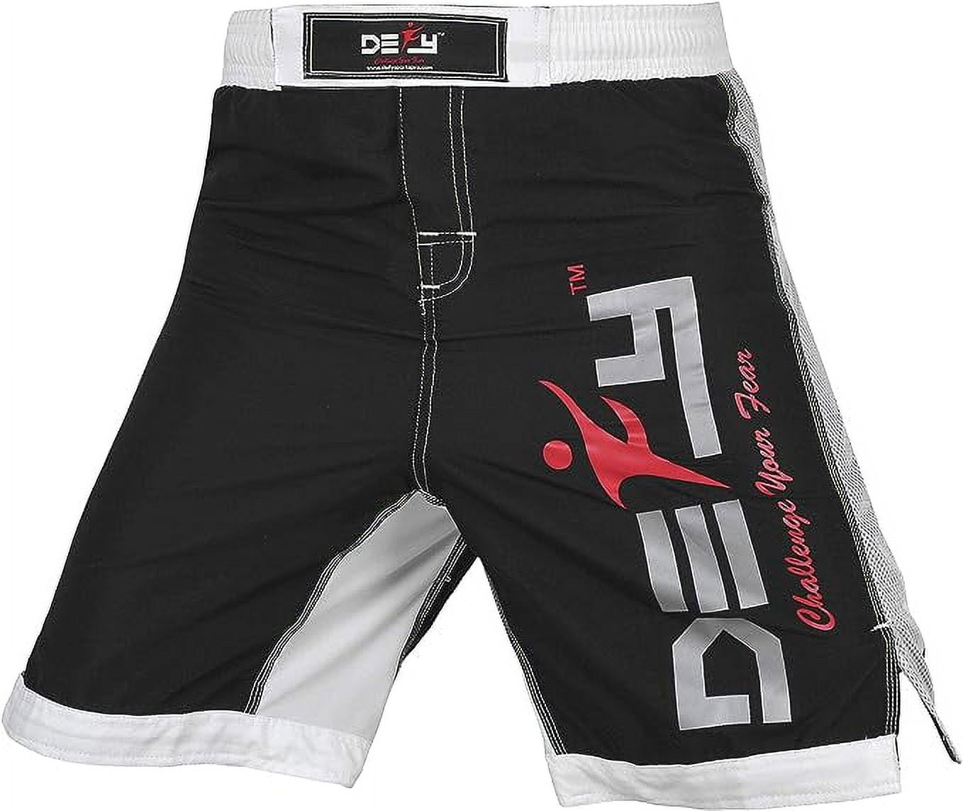 DEFY Men's MMA Fight Shorts UFC Cage Fight Grappling Muay Thai Boxing ...