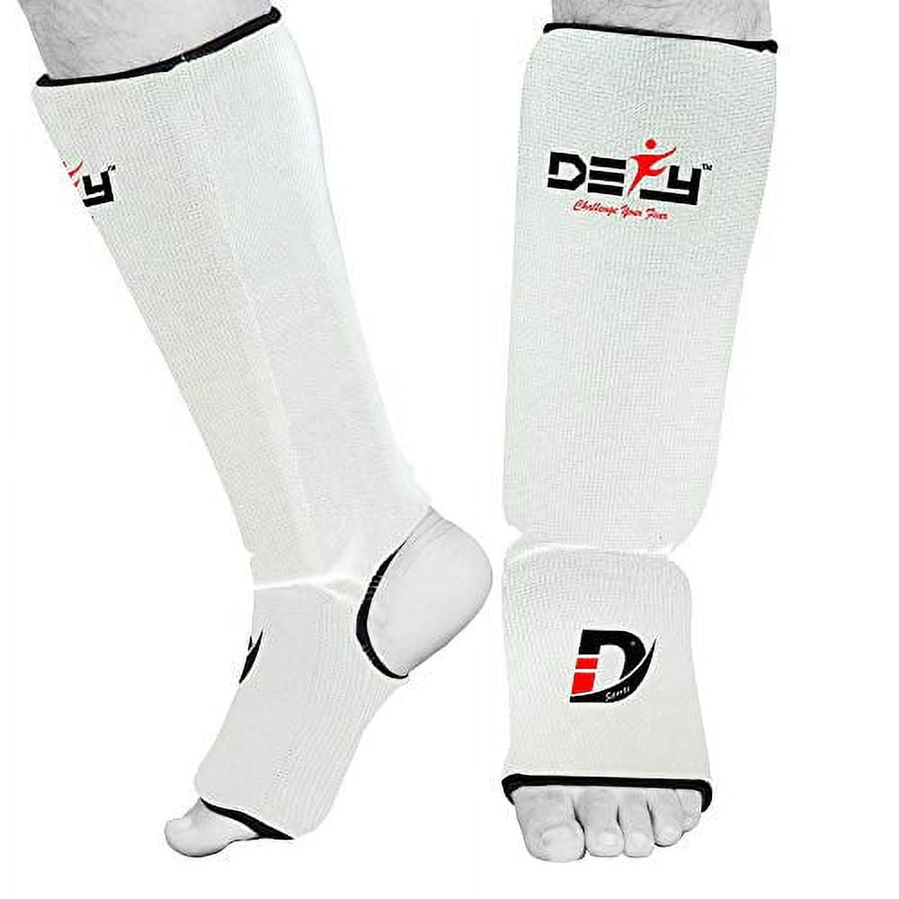 DEFY Shin Instep Foam Padded Shin Guard Protector Shin Support MMA Foot ...