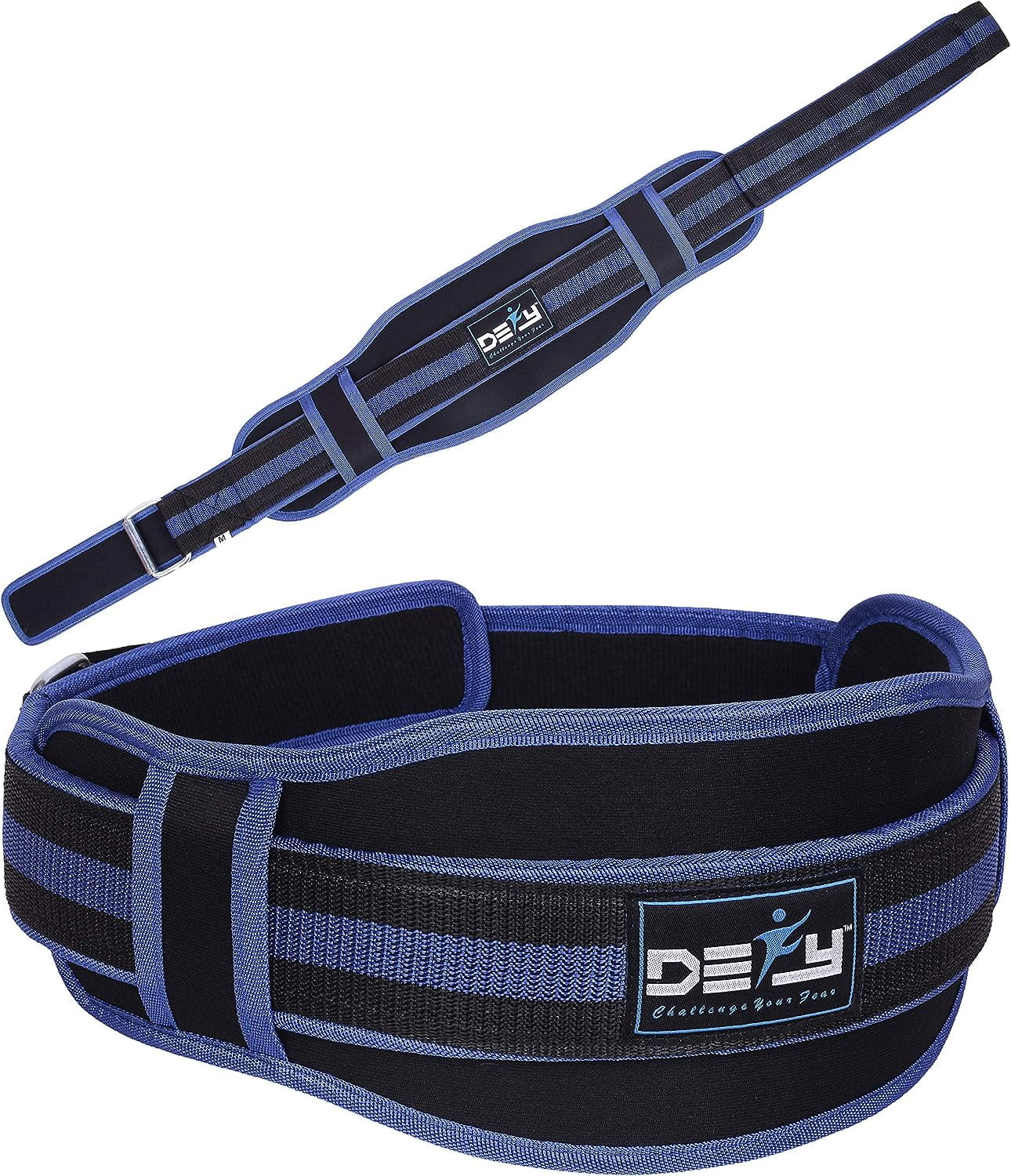 DEFY Weight Lifting Belt Lumbar Support - Gym Training Fitness Exercise ...