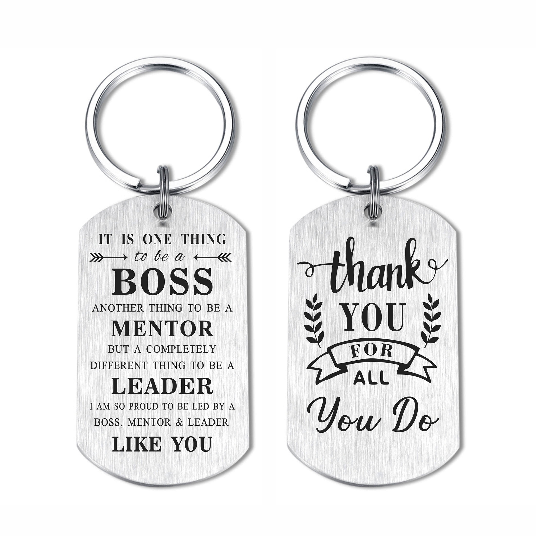 DEGASKEN Boss Day Keychain Gifts for Men Women, Appreciation, Birthday ...