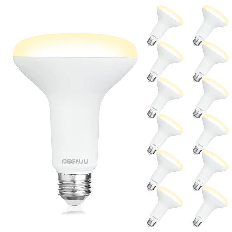 DEGNJU BR30 LED Light Bulb 7W Equivalent 65W, Dimmable Flood Light ...