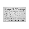 DEGSAKEN Happy 90th Birthday Cards 90 Year Old Birthday Gifts Metal degsaken-happy-90th-birthday-cards-90-year-old-birthday-gifts-metal