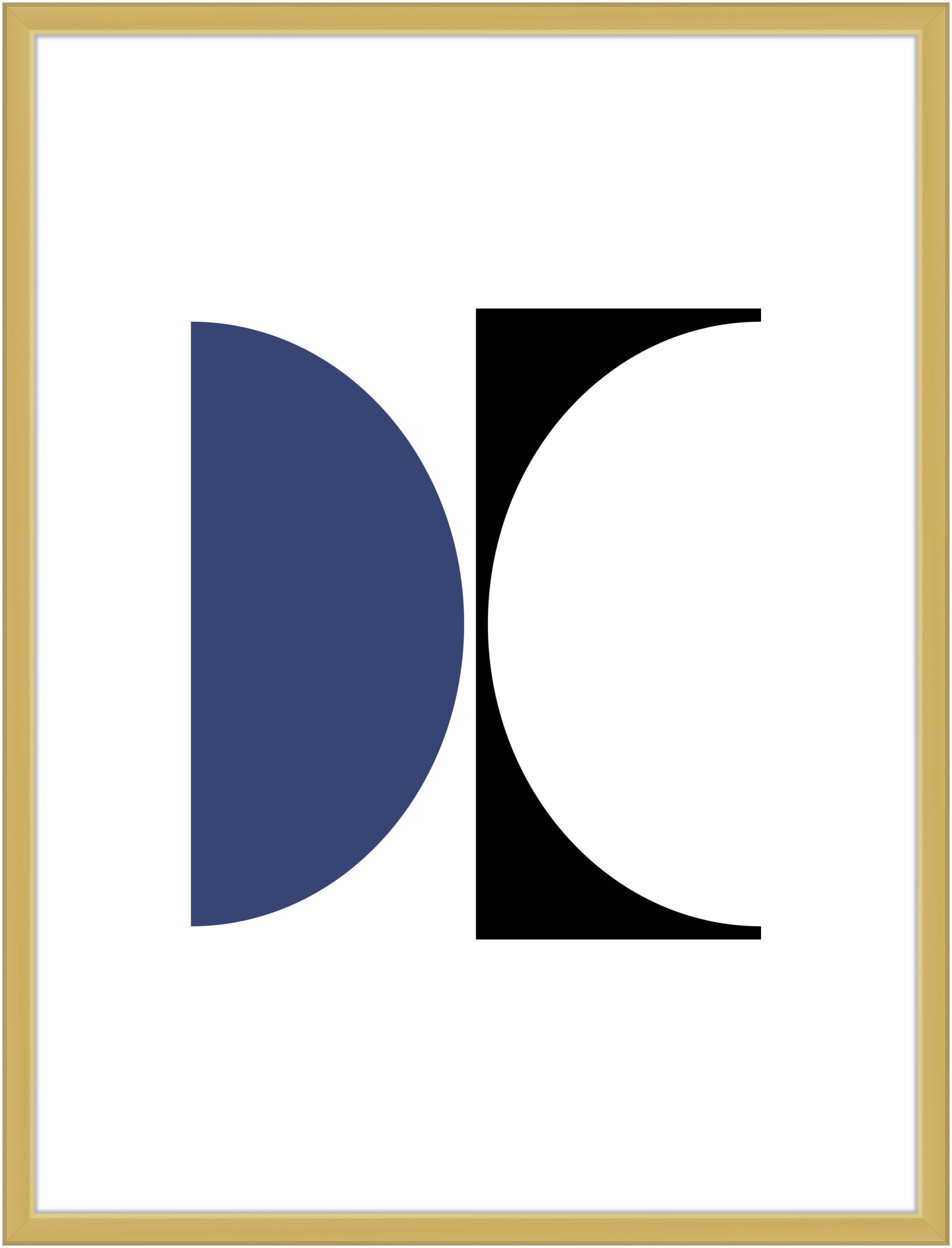 DEHA Design 12x16 Picture Frame Boston Polished Gold Aluminum Metal ...