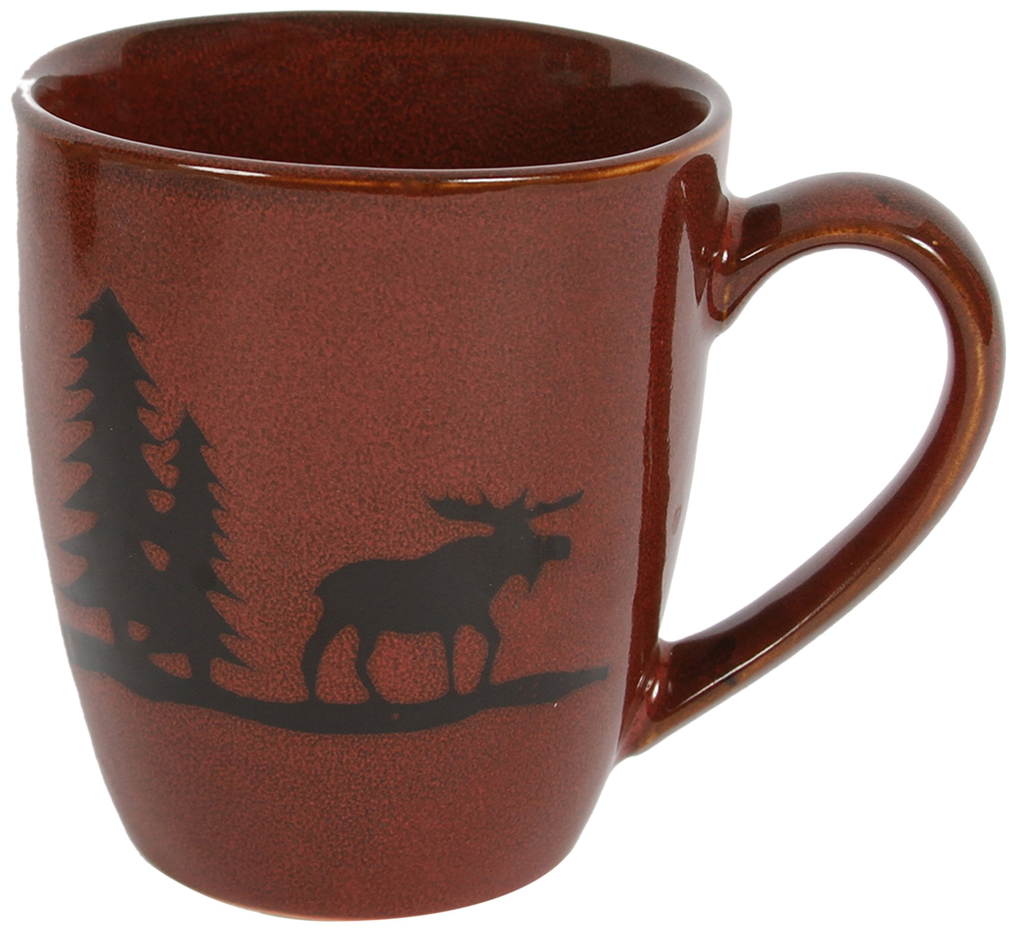 DEI 25656 Woodland Moose Stoneware Mug, 12-Ounce - Walmart.com