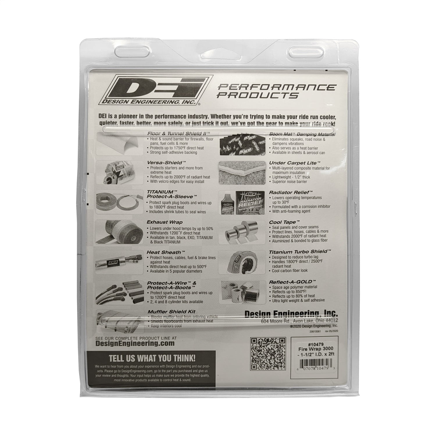 DEI Fire Wrap 3000 1-1/2in I.D. x 2ft - Walmart.com