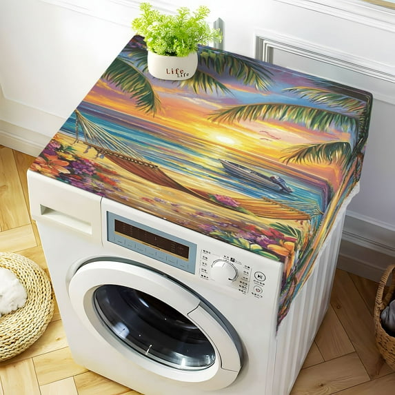 DEIARA Beach Hammock Washing Machine Cloth Dryer Refrigerator Top Cover ...