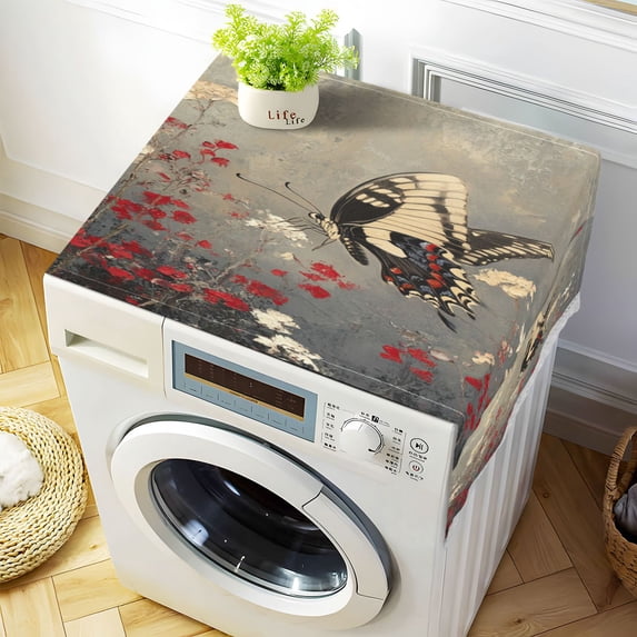 DEIARA Black and White Butterfly Washing Machine Cloth Dryer ...