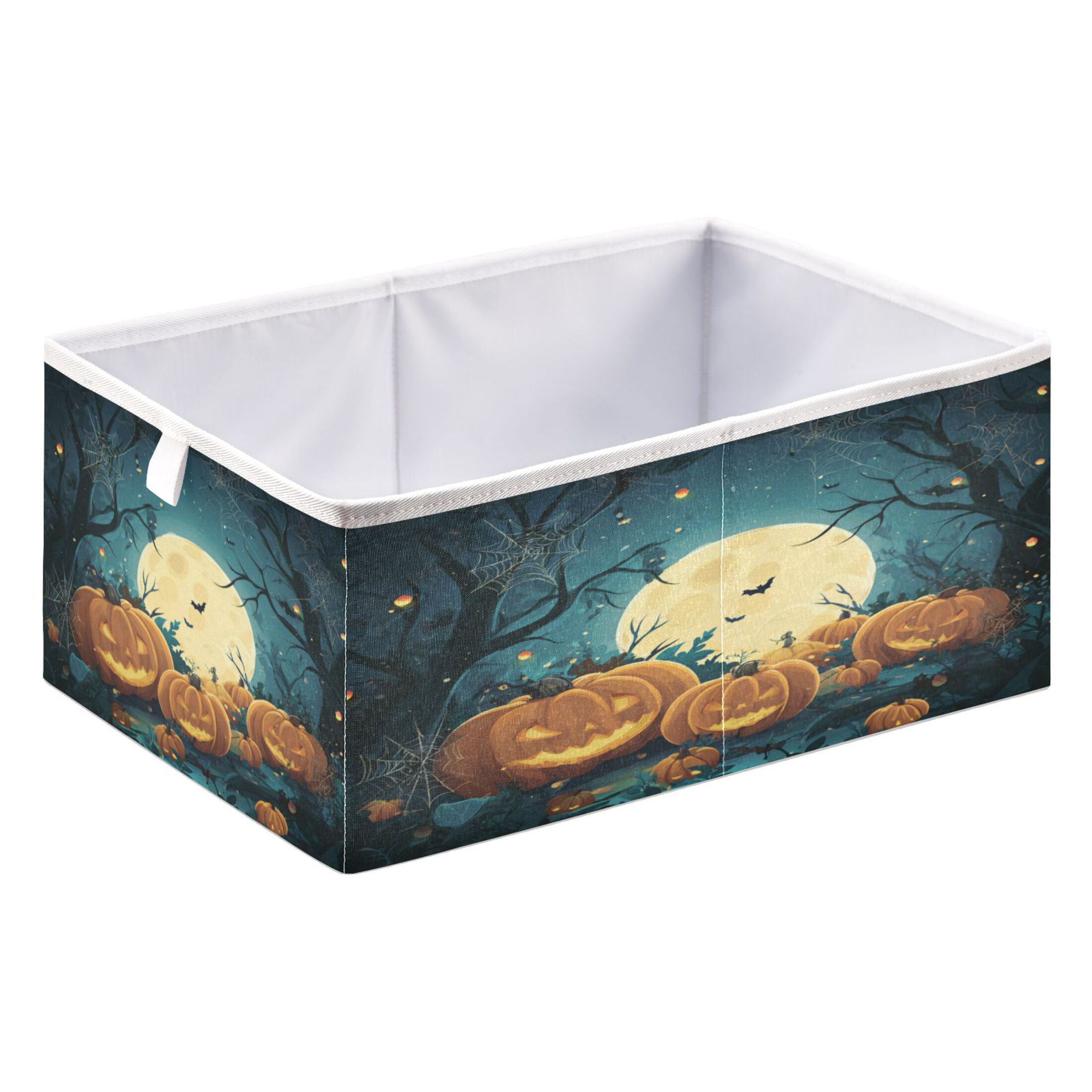 DEIARA Cartoon Halloween Pumpkins Storage Basket Foldable Easy to Clean ...