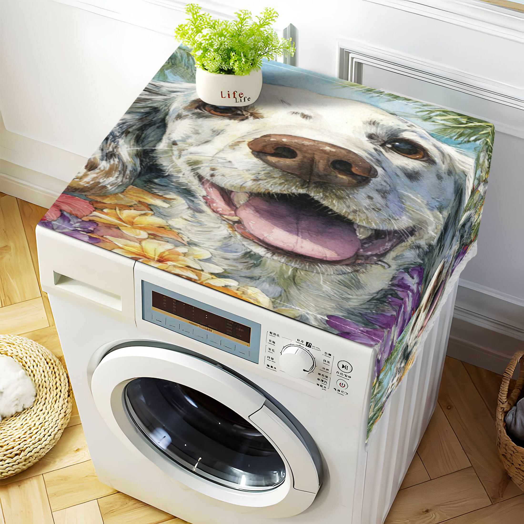DEIARA Happy English Setter Dog Washing Machine Cloth Dryer ...