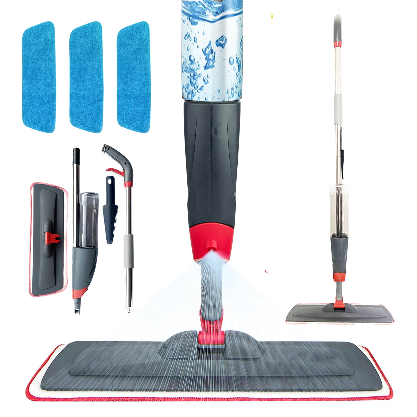 DEIKAL Spray Mops for Floor Cleaning, Microfiber Spray Mop with 650ml ...