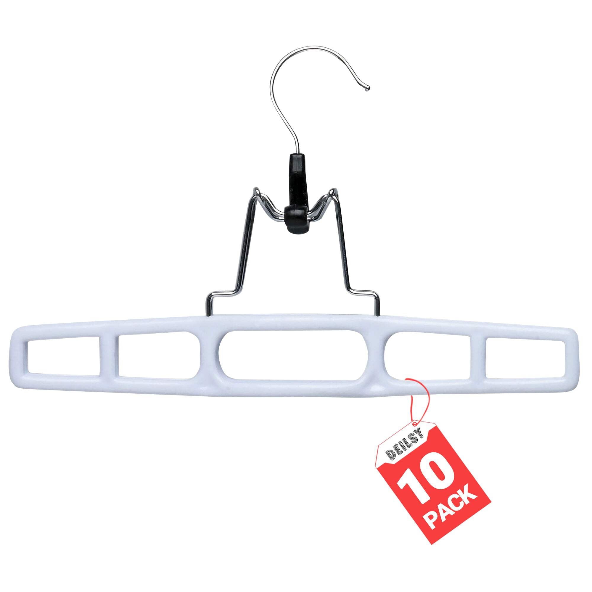DEILSY Clothes Hangers with Locking Hooks - Durable & Space Saving ...