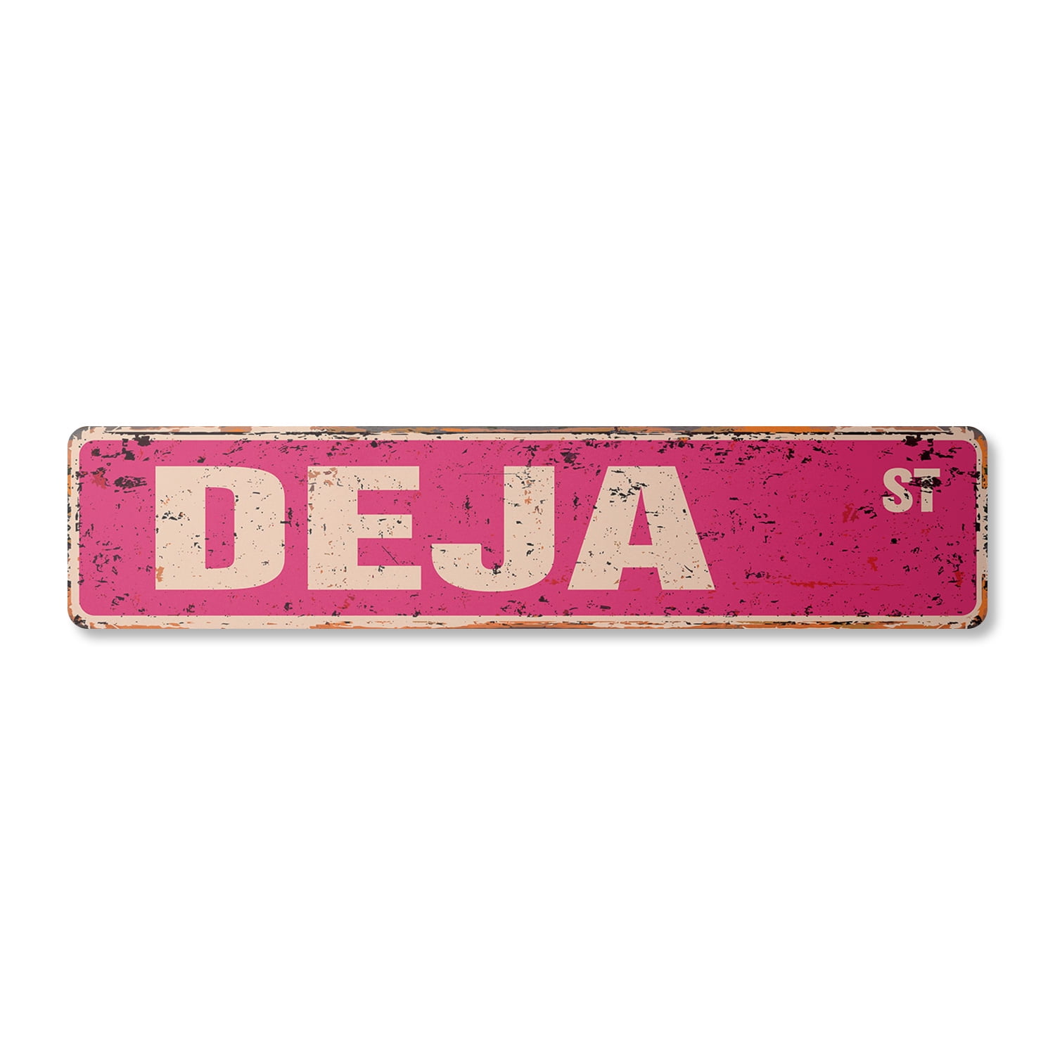DEJA Vintage Plastic Street Sign Childrens Name Room Sign | Indoor ...