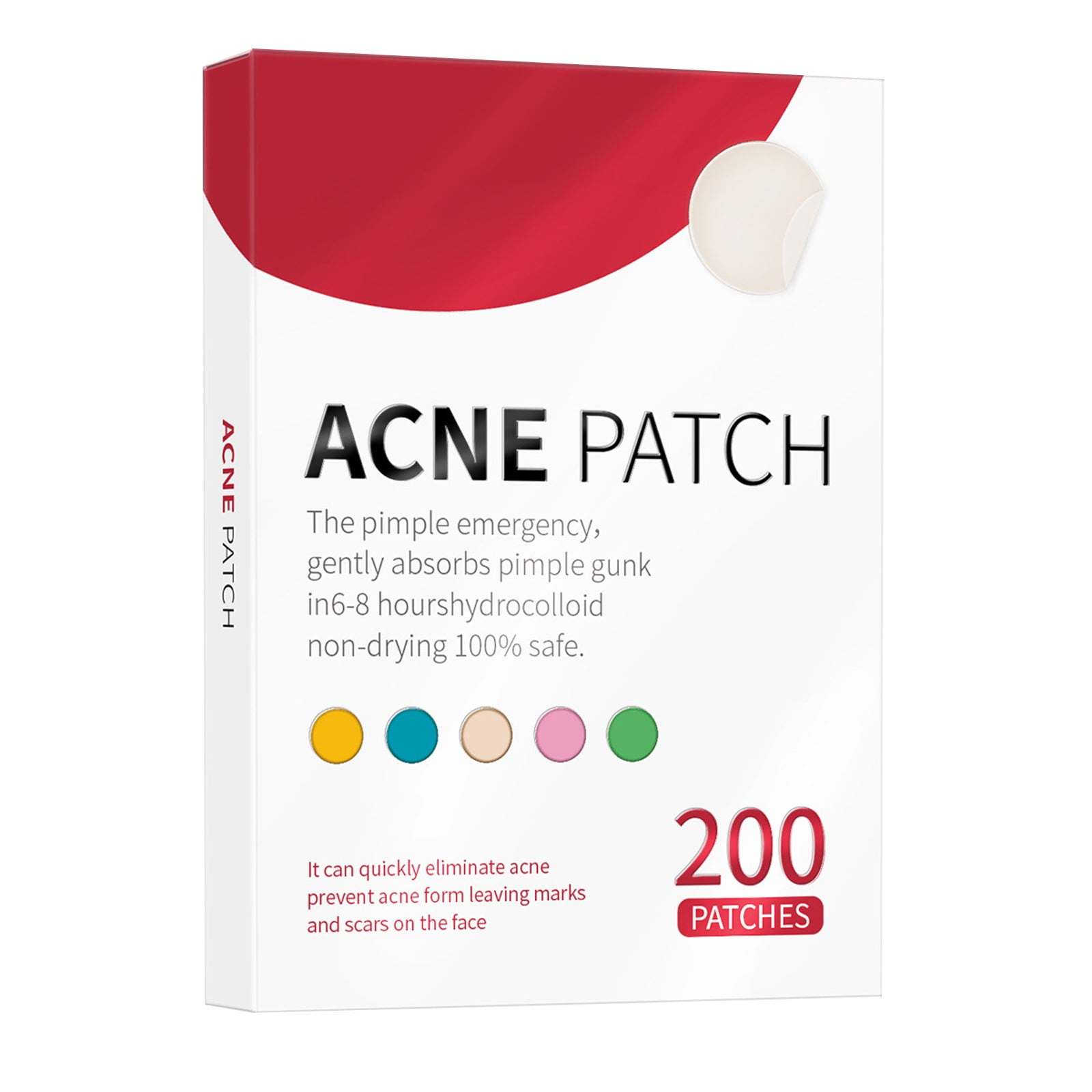 DEJUPE 5Colors Pimple Patches for Face, Colorful Cute Star Zit Covers ...