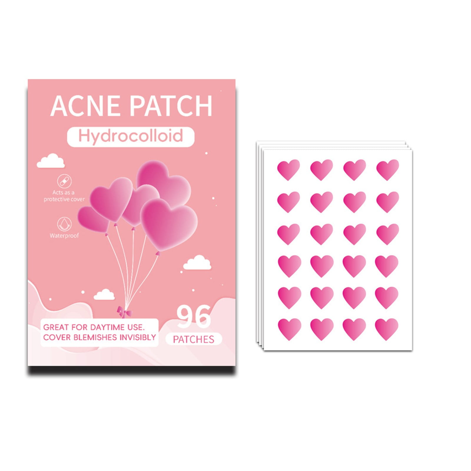 DEJUPE Acne Patch Large Capacity Pimple Patches, Cute Zit Covers ...