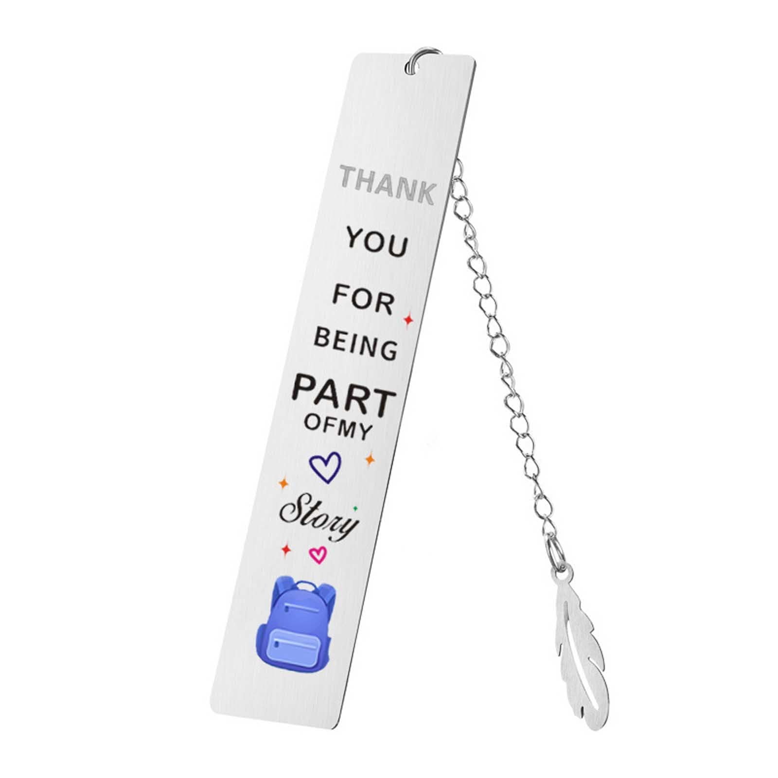 DEJUPE Bookmarks with Pendants Back Christmas Gifts Thank You Gifts for ...