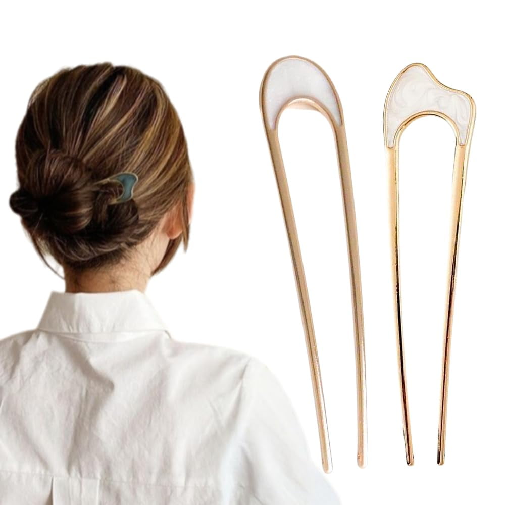 DEJUPE French Hair Pin, New French Hair Forks, U-Shaped Stick Hair Pins ...