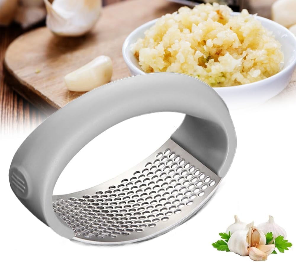 DEJUPE Garlic Press Rocker - 2024 Upgraded Stainless Steel Garlic Press ...