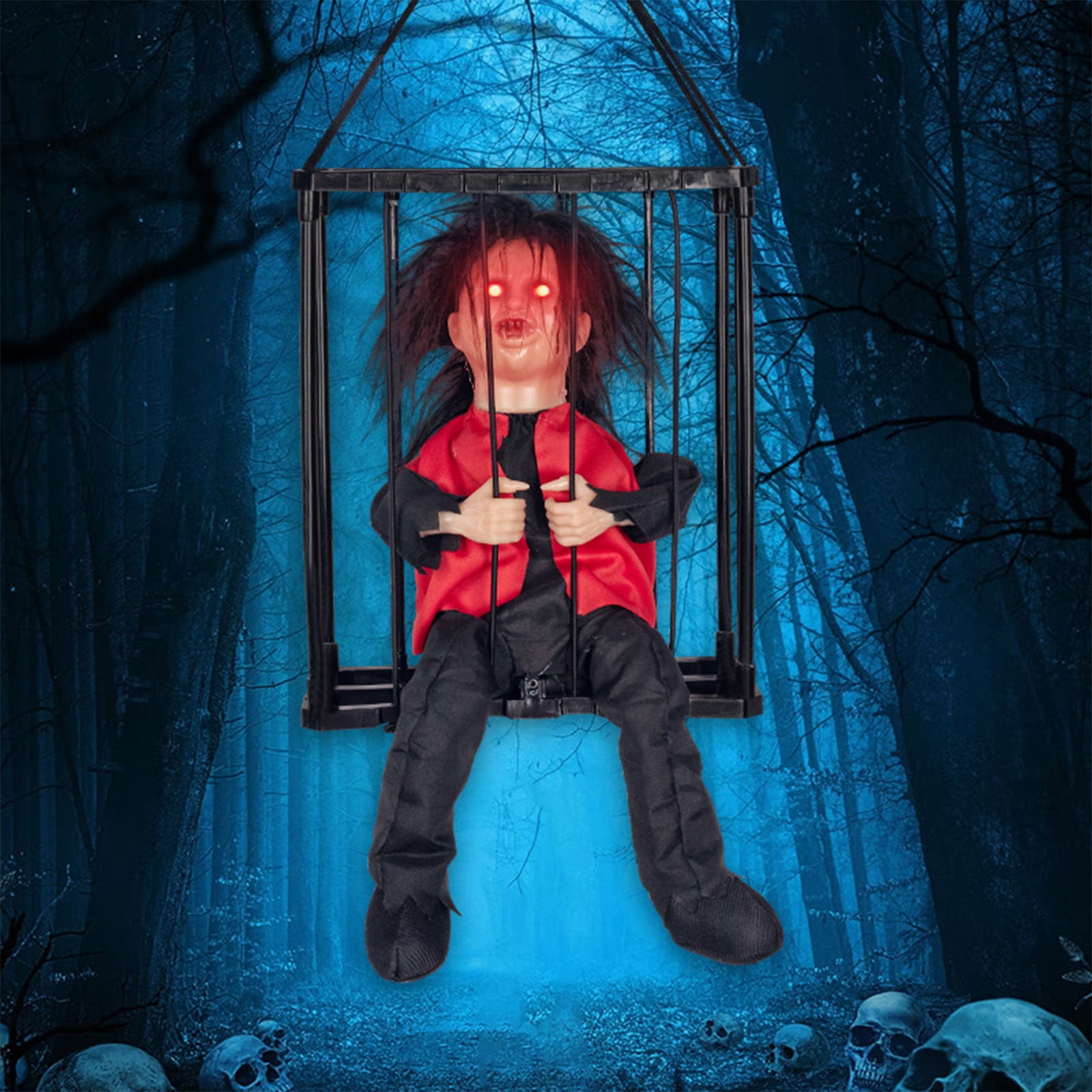 DEJUPE Halloween Decorations, Animated Halloween Decoration Animated ...