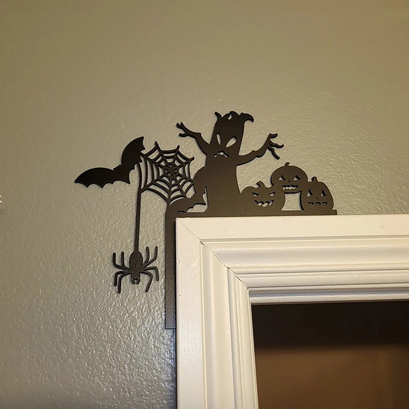 DEJUPE Halloween Decorations, Halloween Door Corner Sign Witch Decor ...