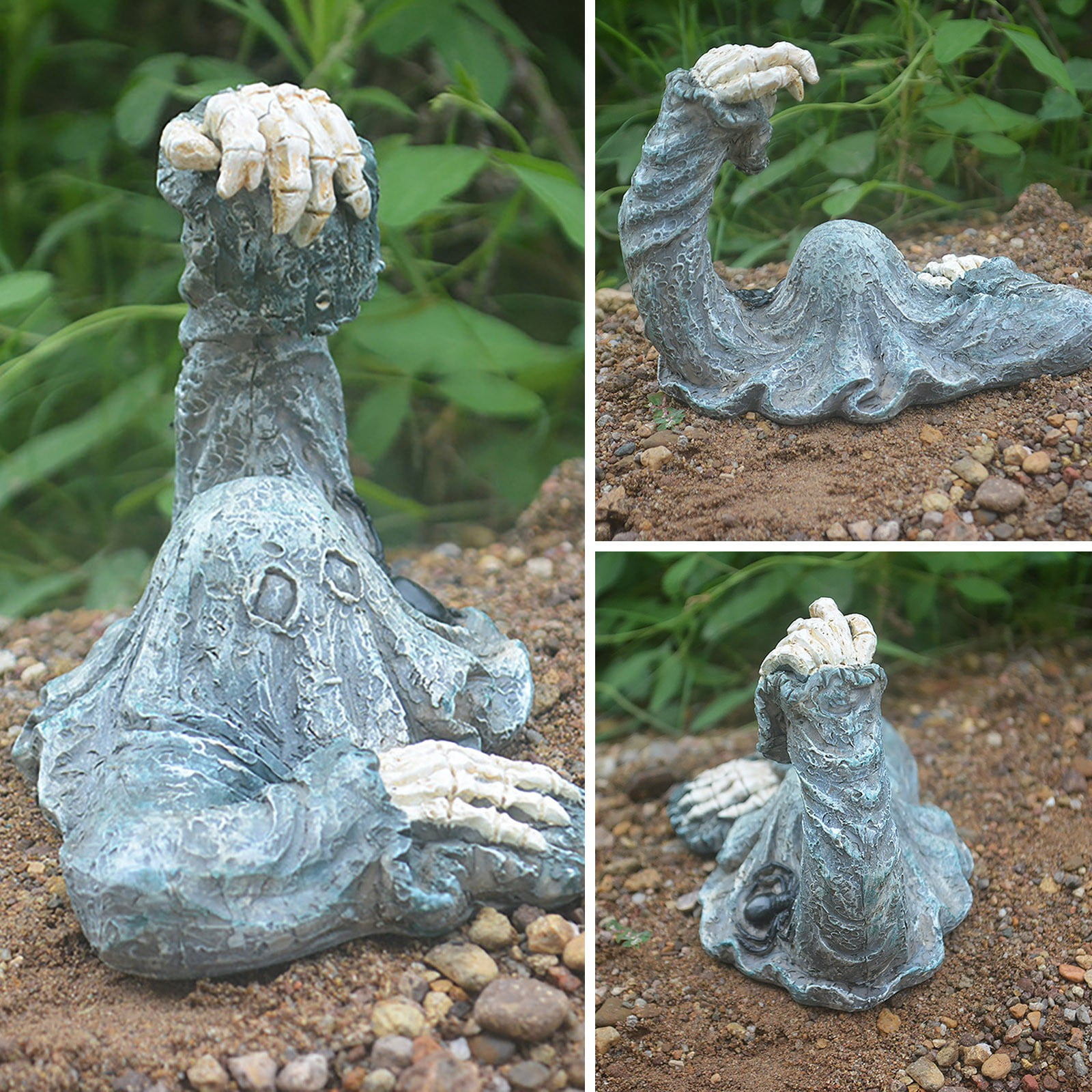 DEJUPE Halloween Decorations The Grave-Creeper Statue,Resin Desktop ...