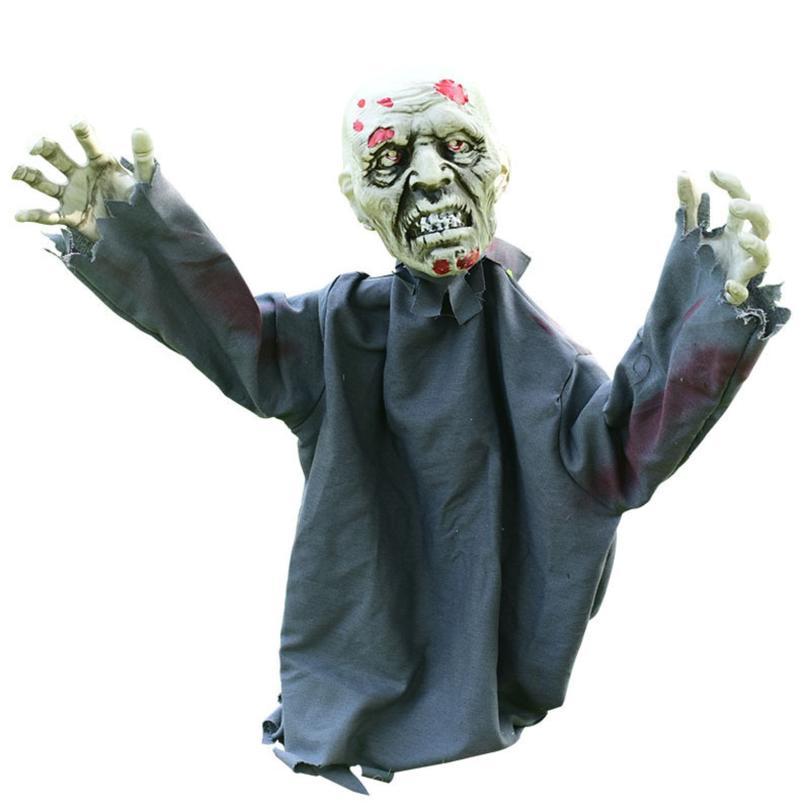 DEJUPE Halloween Decorations Horror Floor Plugs Swinging Ghosts Voice ...