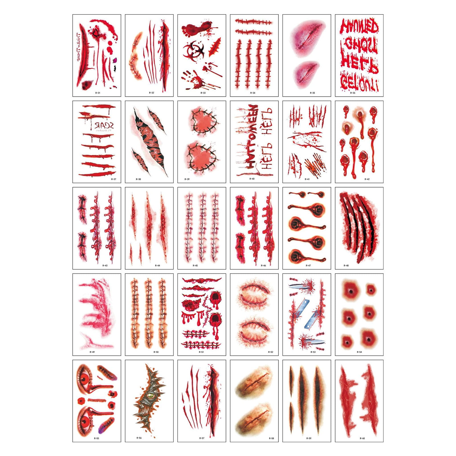 DEJUPE Halloween Stickers, Halloween Decorations, Halloween Games ...