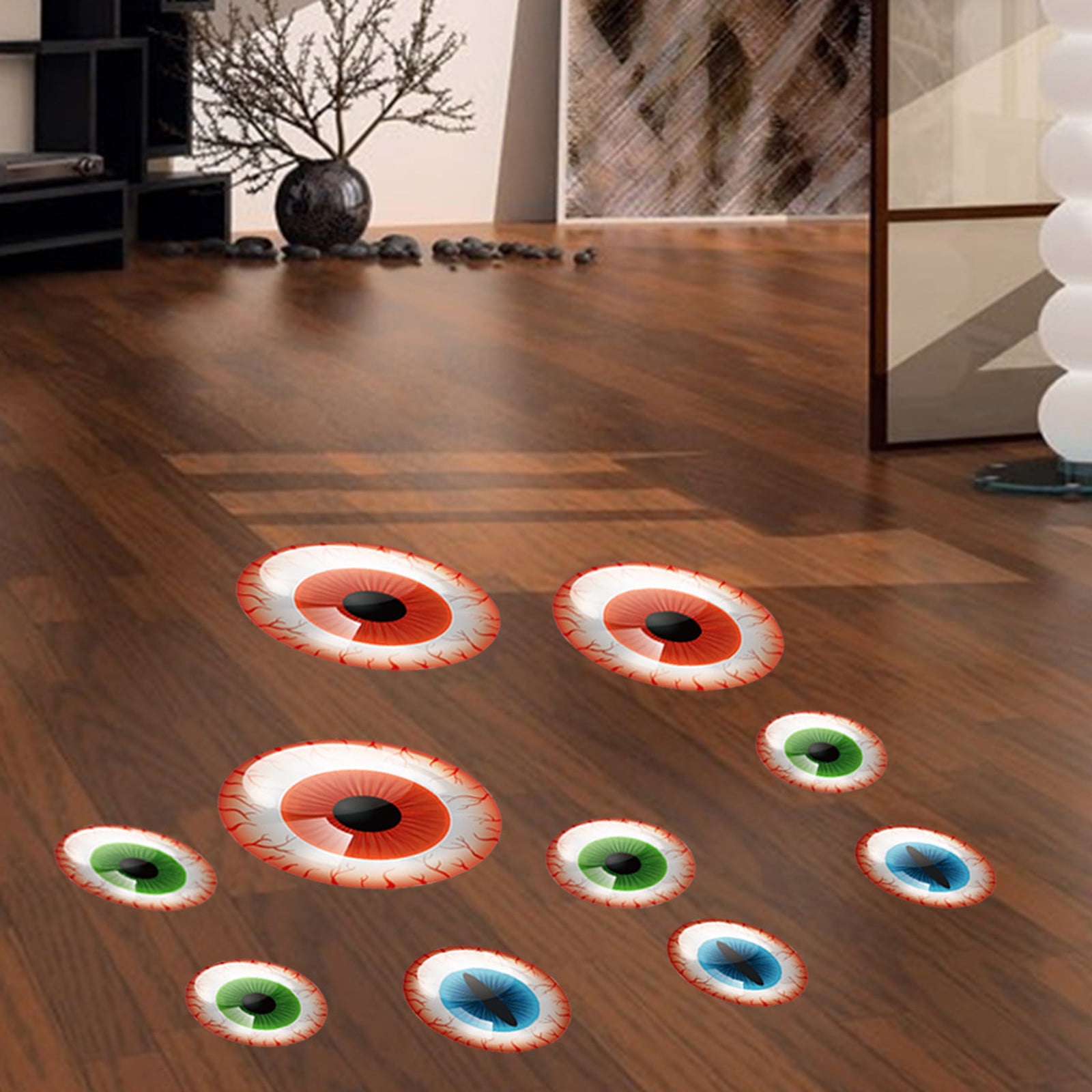 DEJUPE Halloween Stickers Horror Stickers, Halloween 3D Scary Wall ...