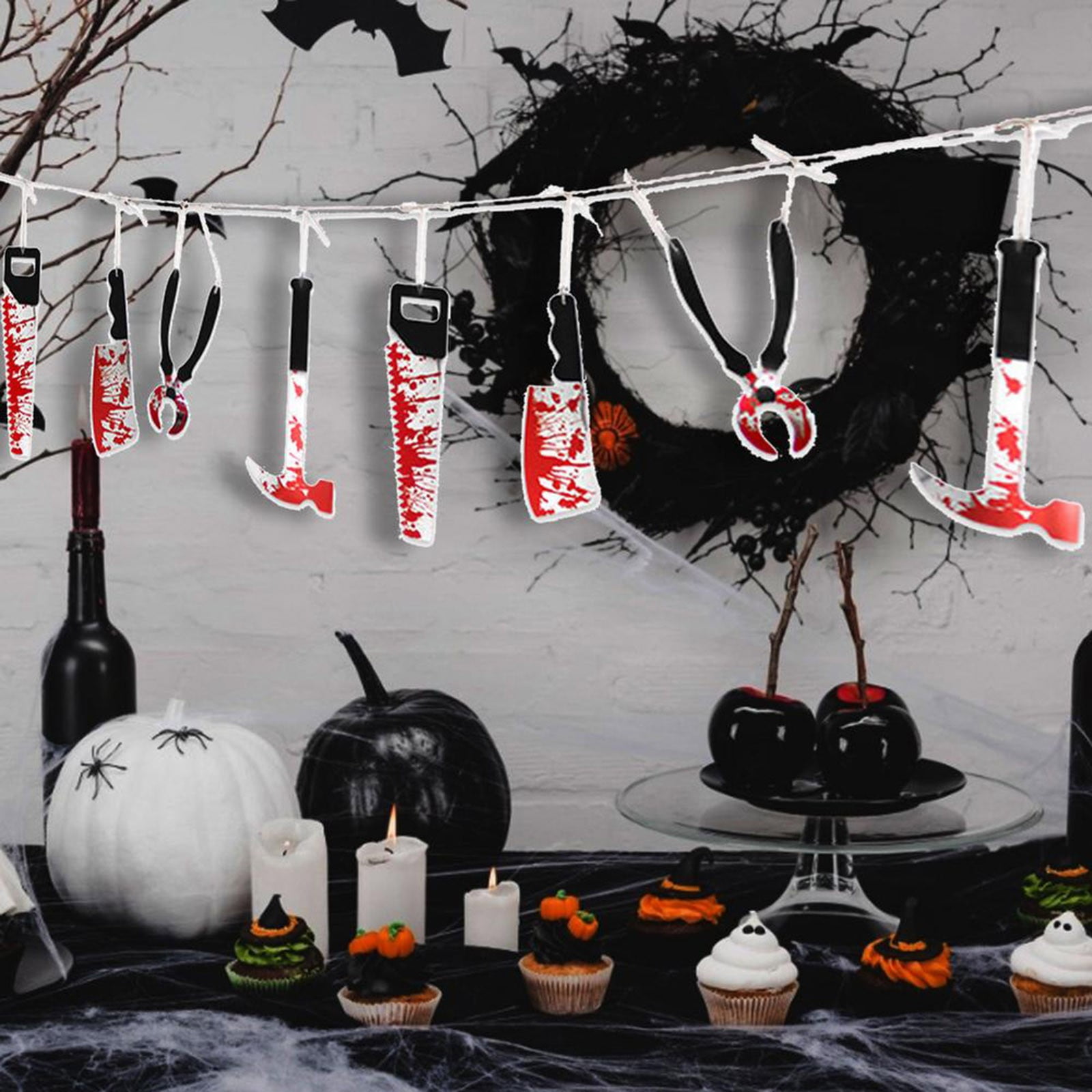 DEJUPE Halloween Stickers Horror Trauma Scar Stickers, Halloween Makeup ...