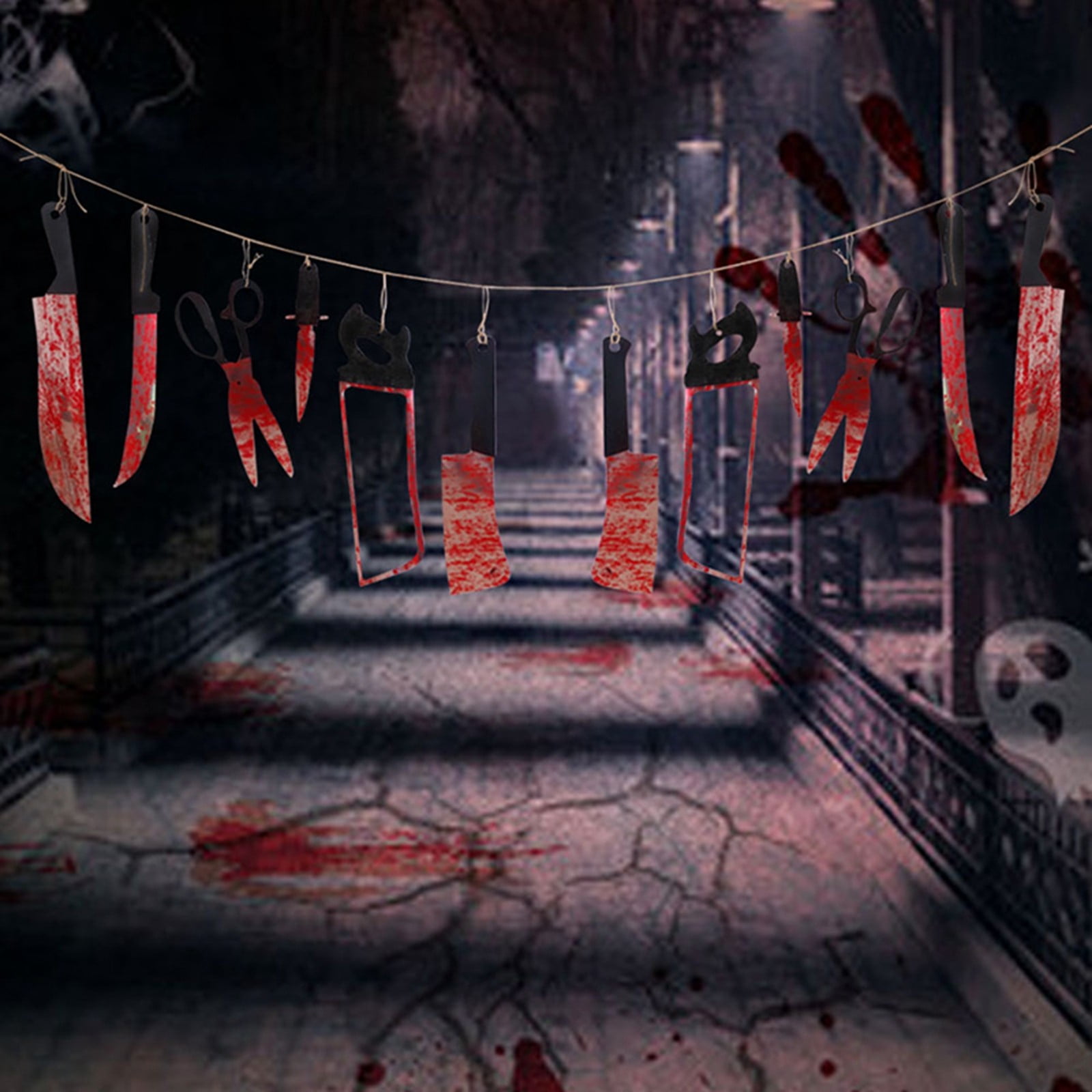 DEJUPE Halloween Stickers Horror Trauma Scar Stickers, Halloween Makeup ...