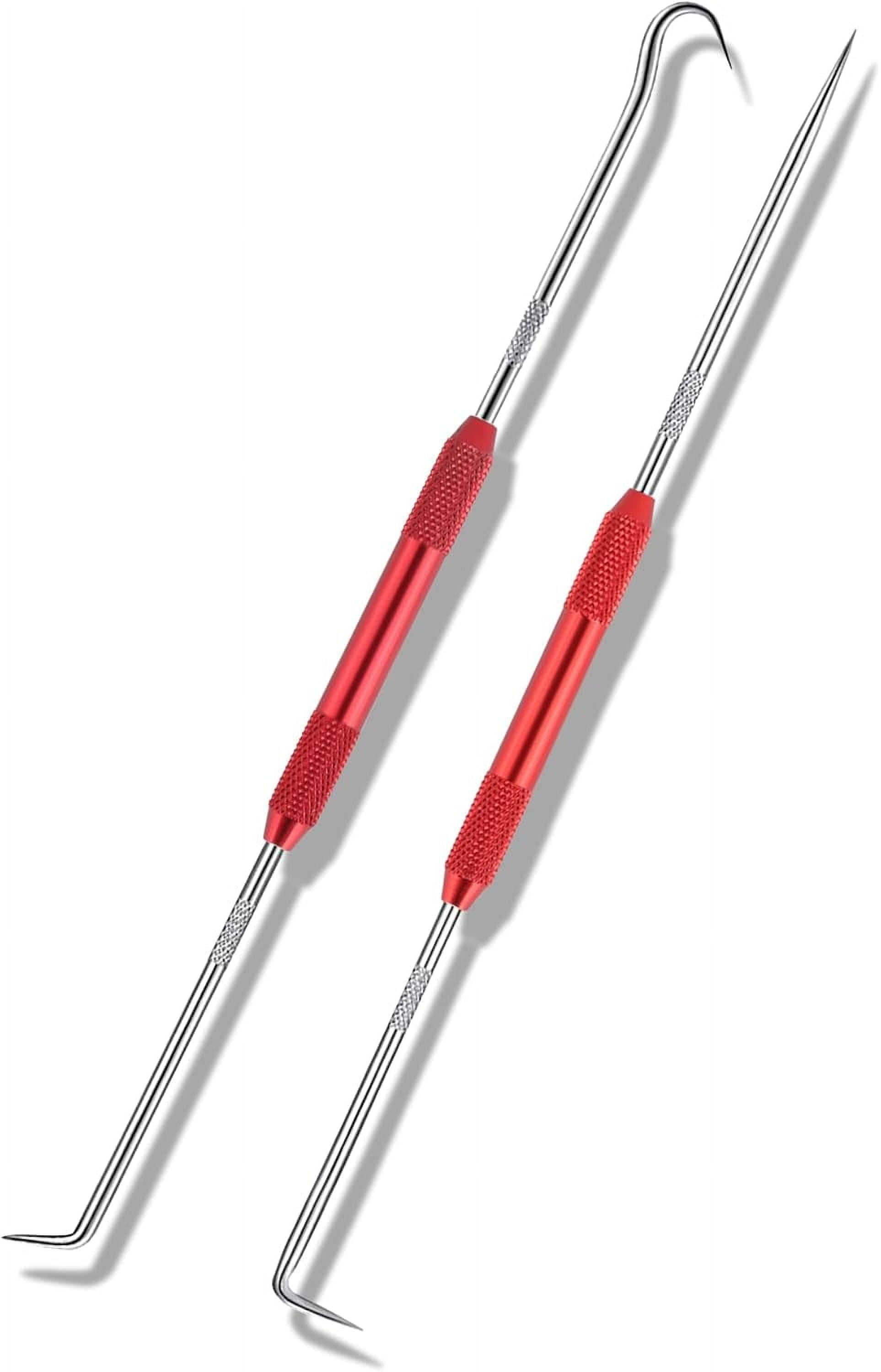 DEJUPE Lock Pick Set 2PCS CarbonSteel Hook Tool and Pick Set,Double End Pick and Hook Set ...