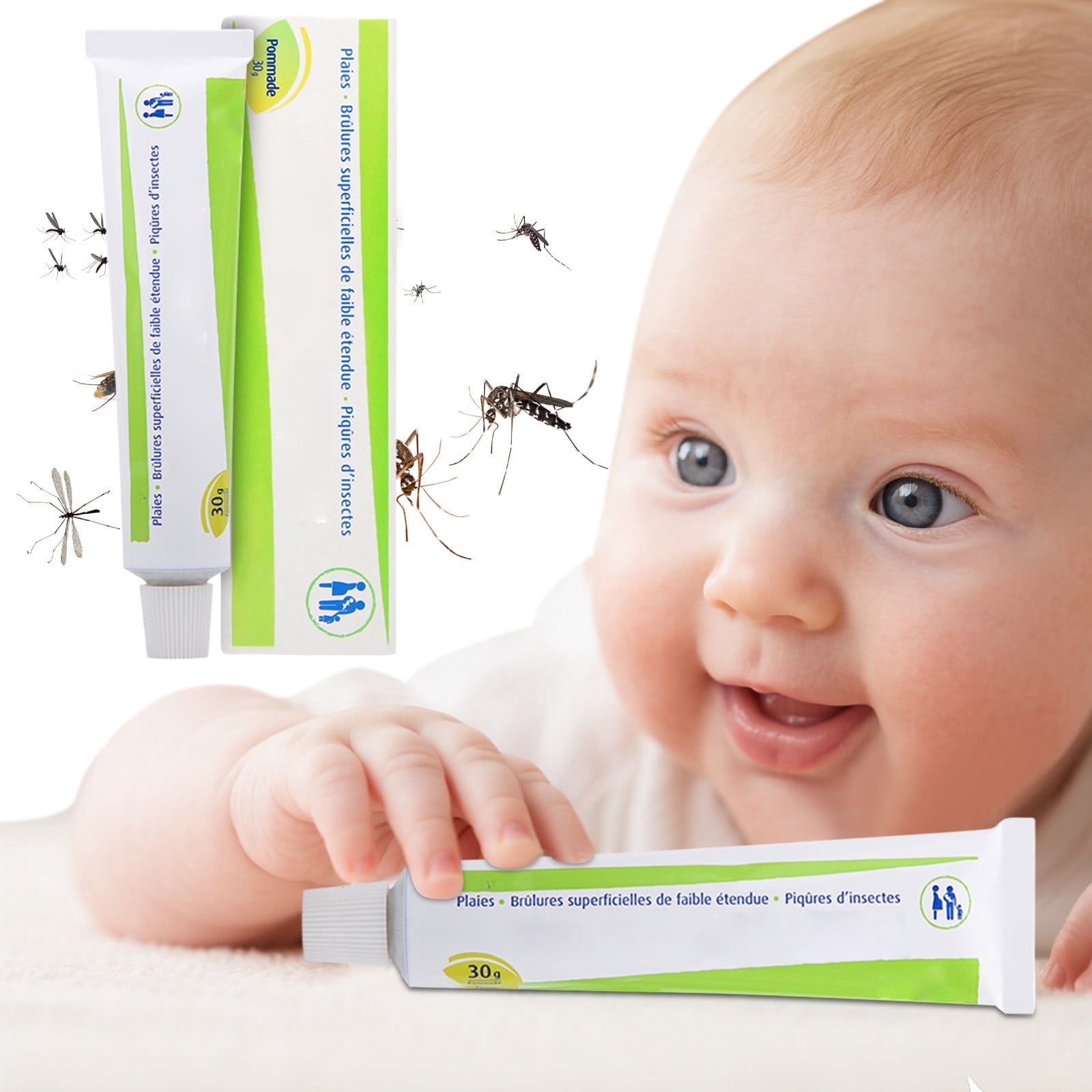DEJUPE Mosquito Repellent Cream, Mugwort Mosquito Summer Outdoor ...