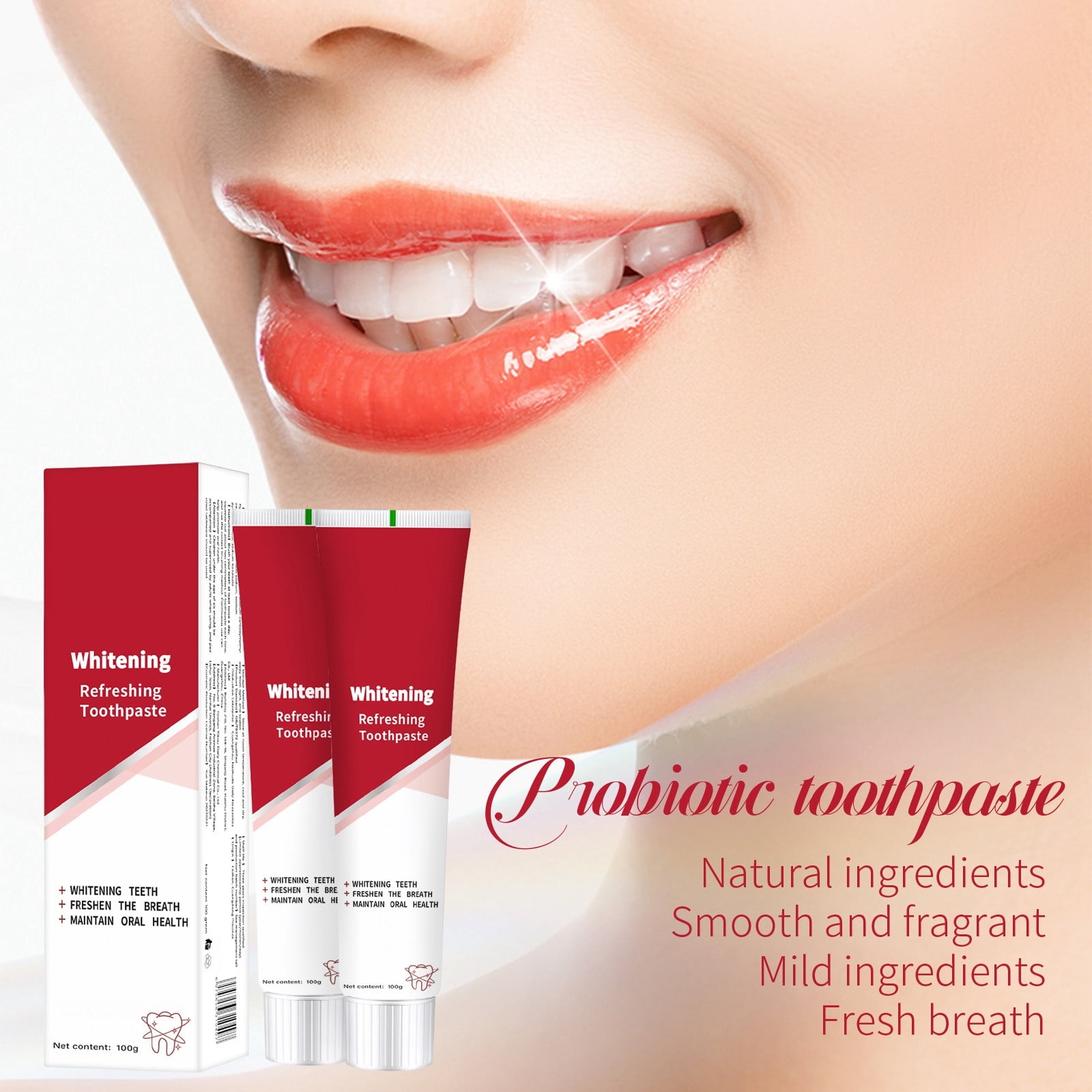 DEJUPE Probiotic Toothpaste, Made with Gentle, Natural Ingredients ...