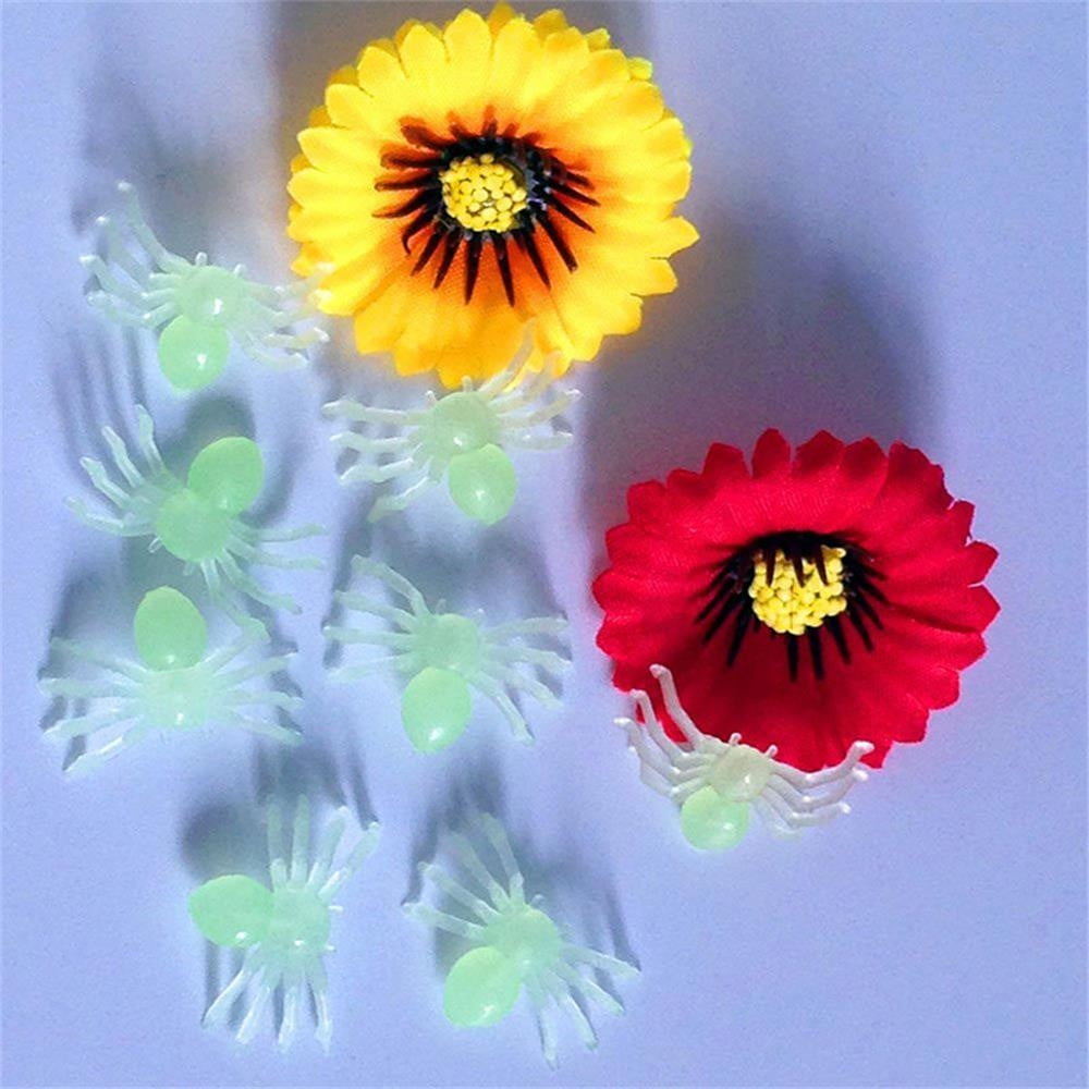 DEJUPE Spiders Halloween Decorations, 20Pcs Luminous Spider Halloween ...