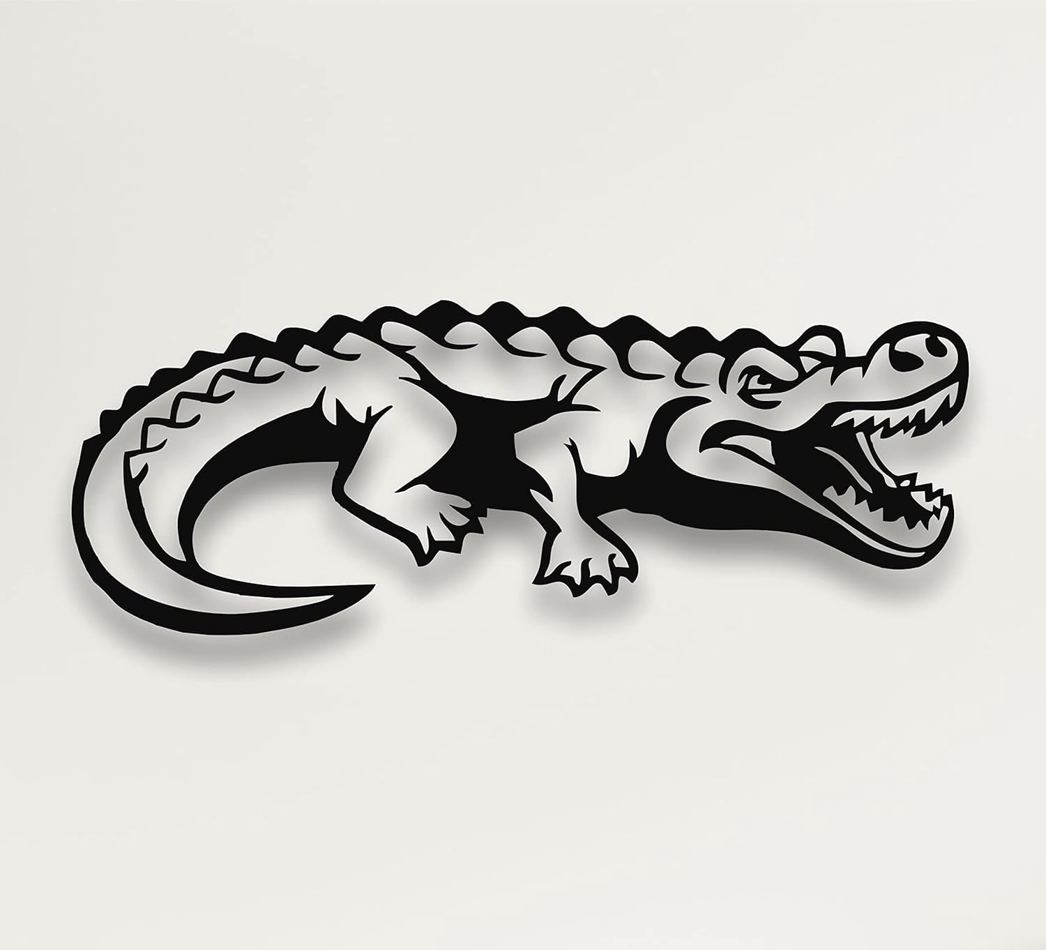 DEKADRON Metal Wall Art, Metal Alligator Art, Metal Crocodile, Metal ...